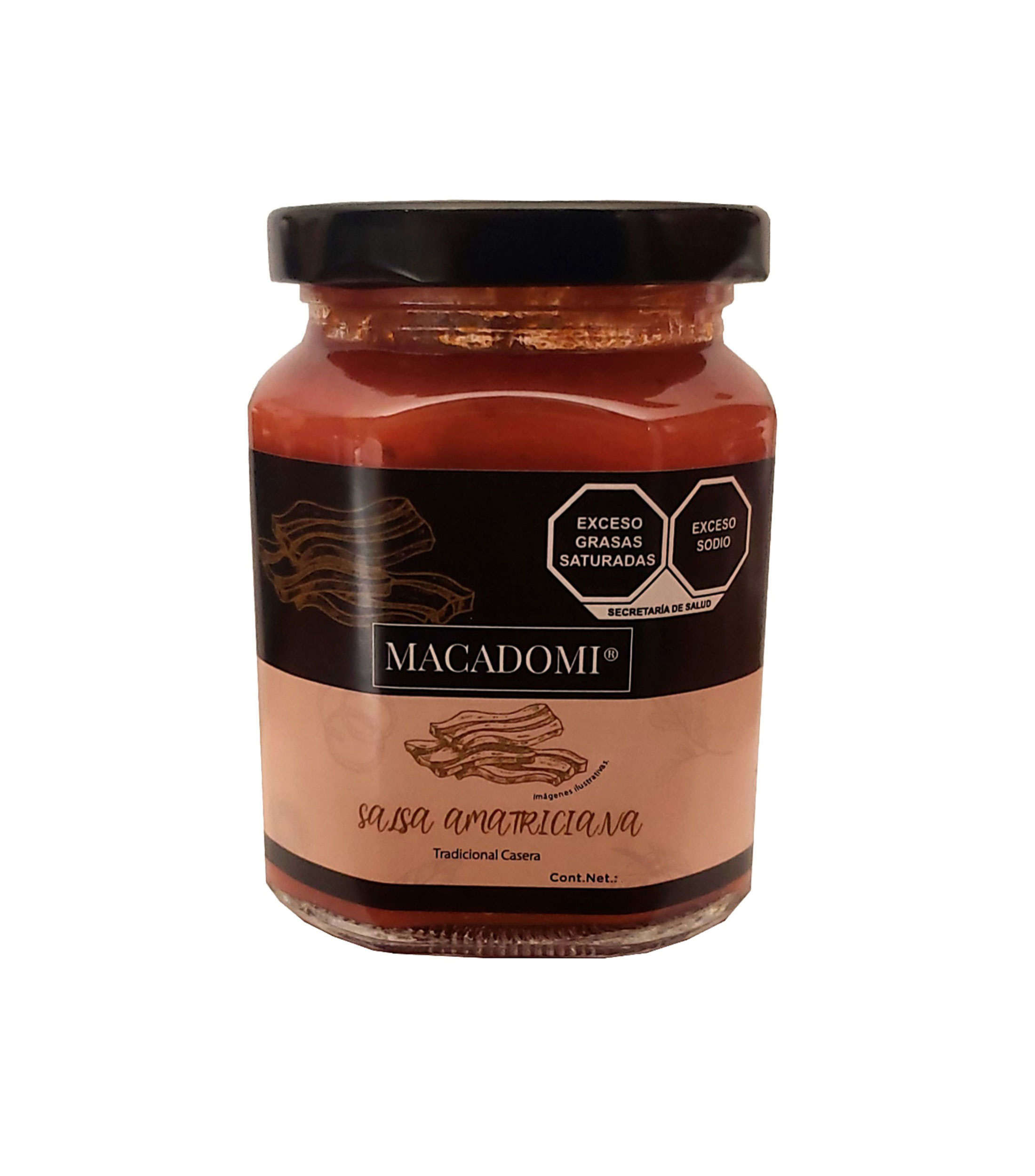 Macadomi Salsa Amatriciana para Pasta, 245 g - El Palacio de Hierro