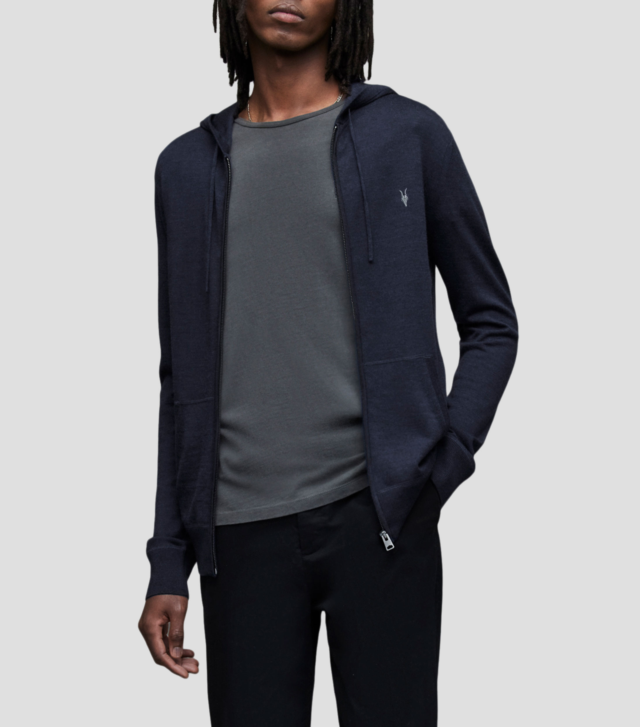 AllSaints Suéter con Capucha Hombre - El Palacio de Hierro