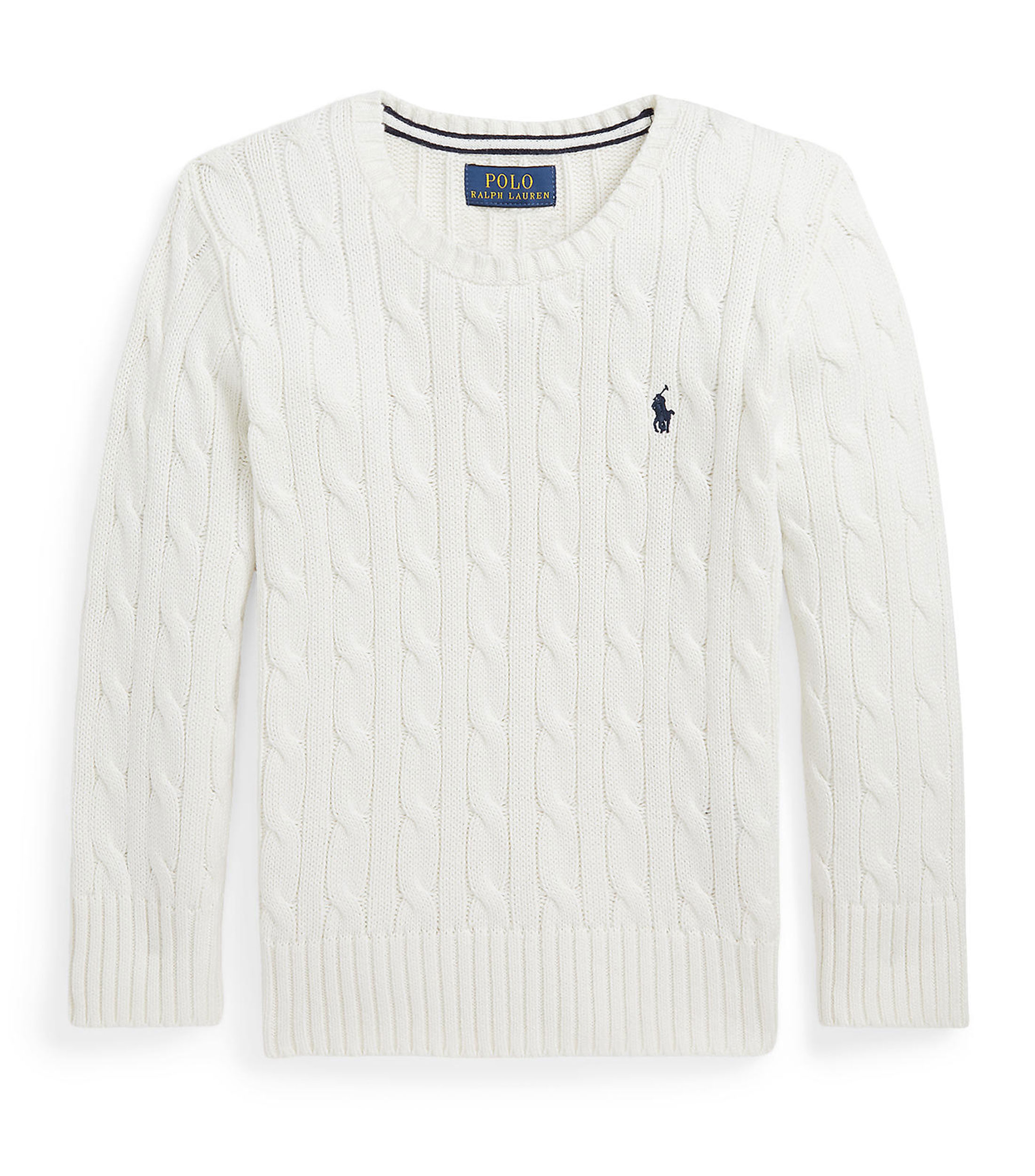 Polo Ralph Lauren Suéter de algodón con punto trenzado Niño - El ...