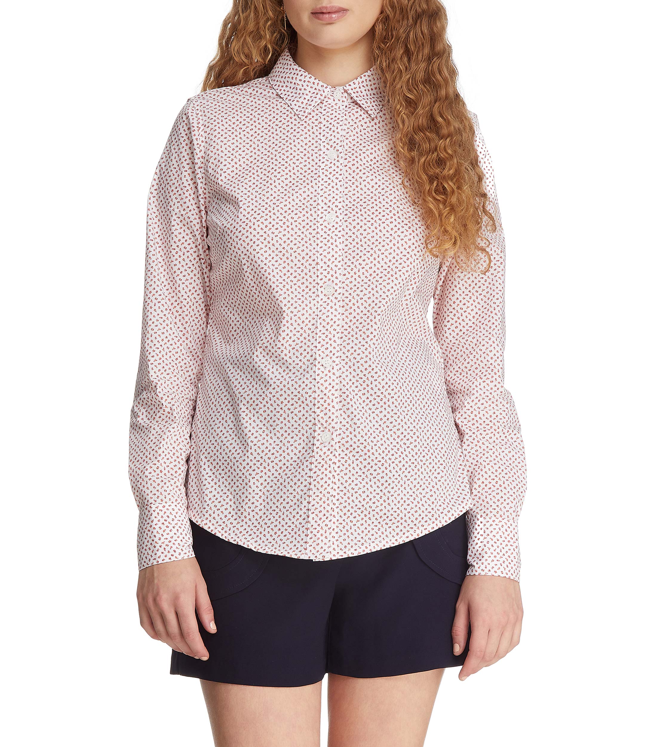 Chester & Peck: Camisa con flores manga larga Mujer | El Palacio de Hierro