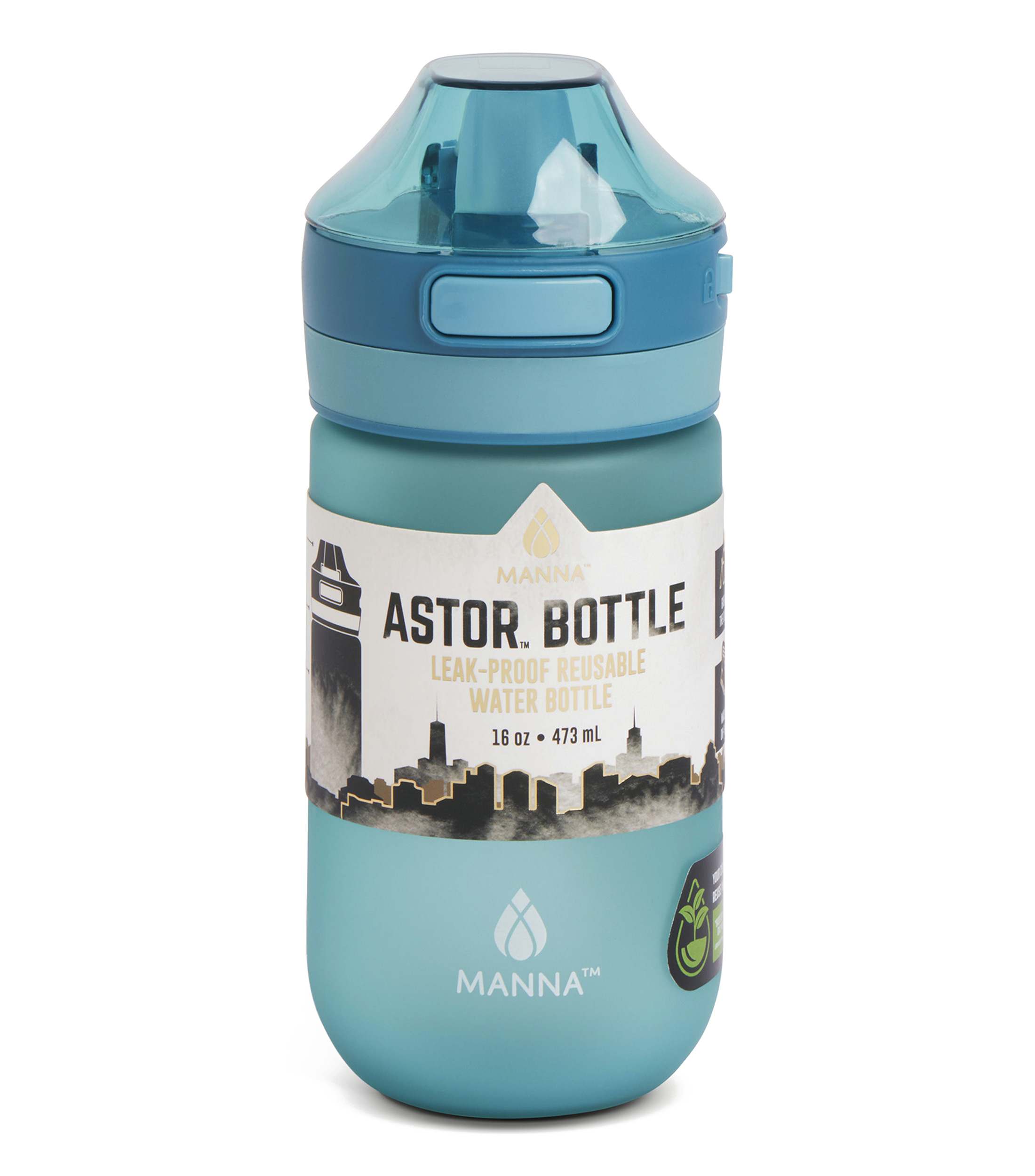 Manna Botella de agua Astor Azul - El Palacio de Hierro