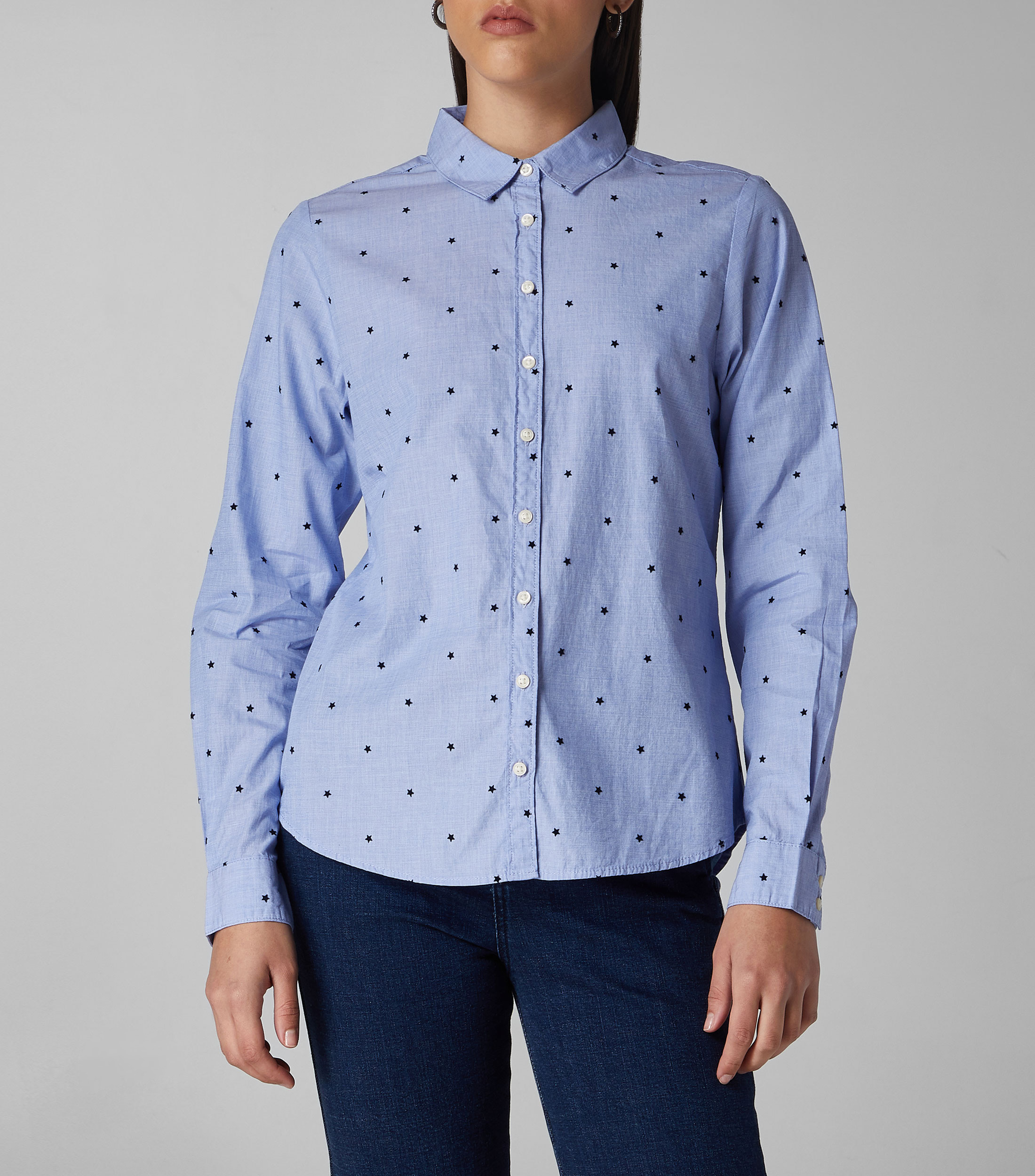 Springfield: Camisa estampada con manga larga Mujer | El Palacio de Hierro