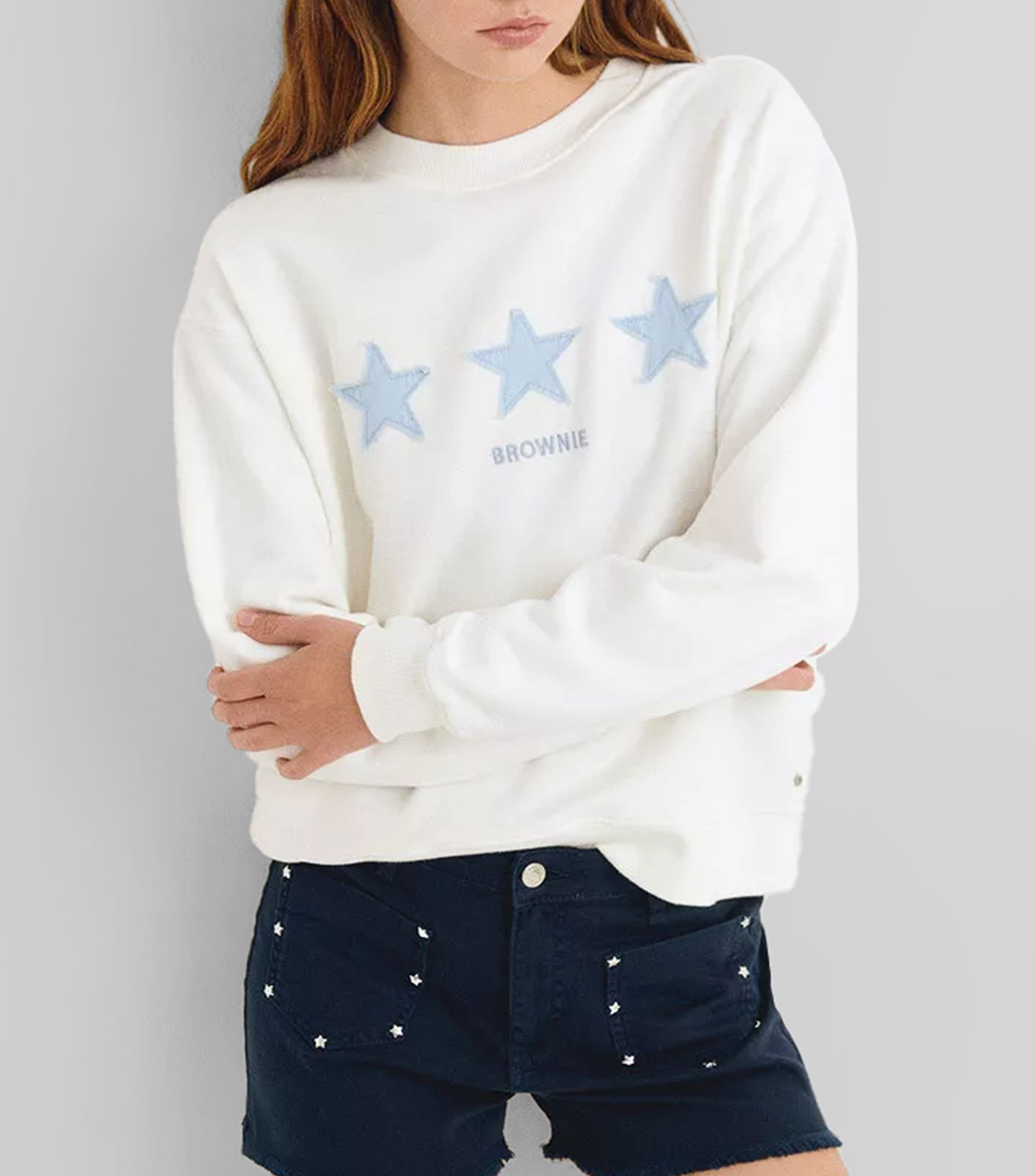 Brownie: Sudadera con estrellas Mujer | El Palacio de Hierro