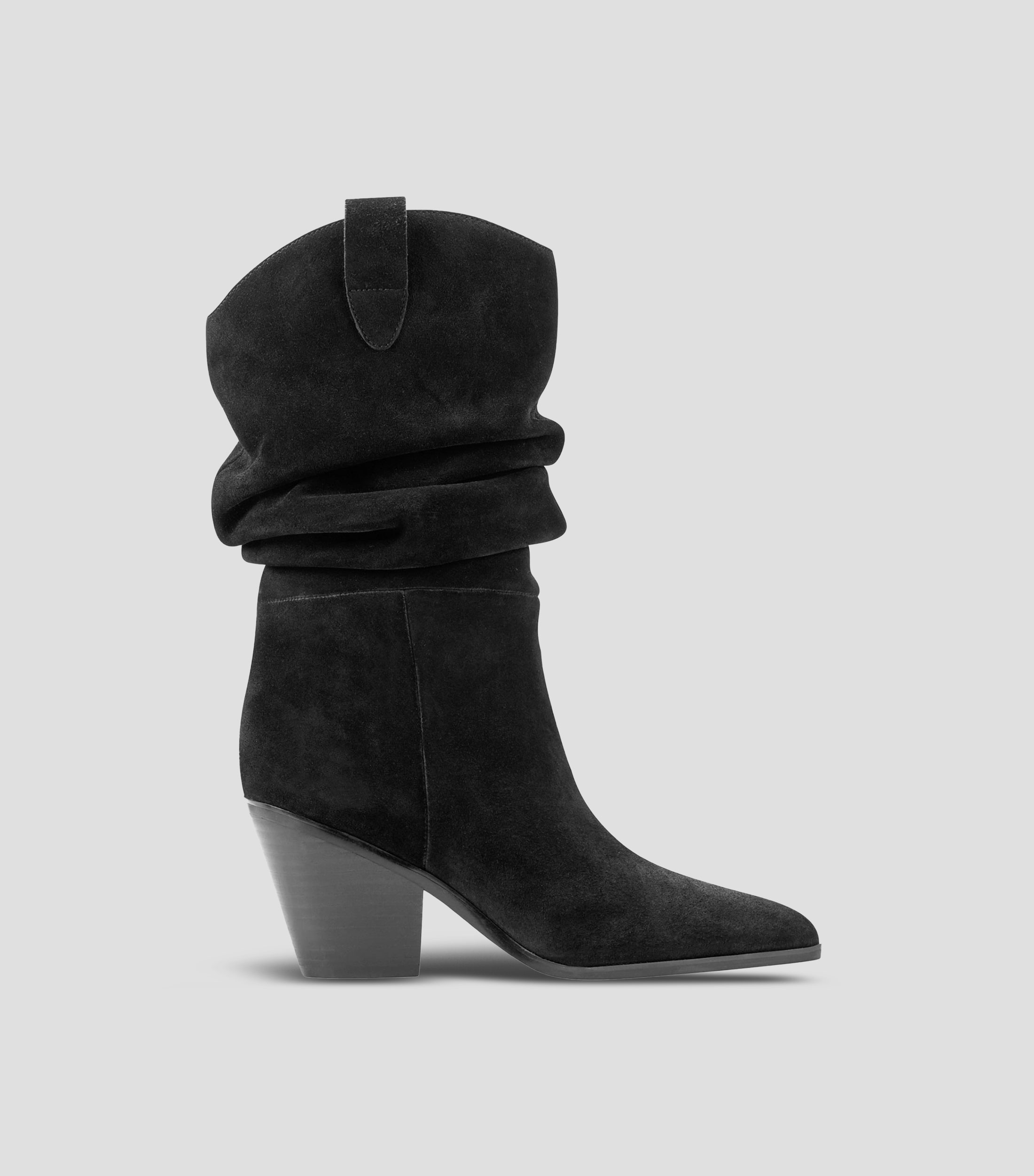 Marc Fisher: Botas altas en gamuza con tacón Mujer | El Palacio de Hierro