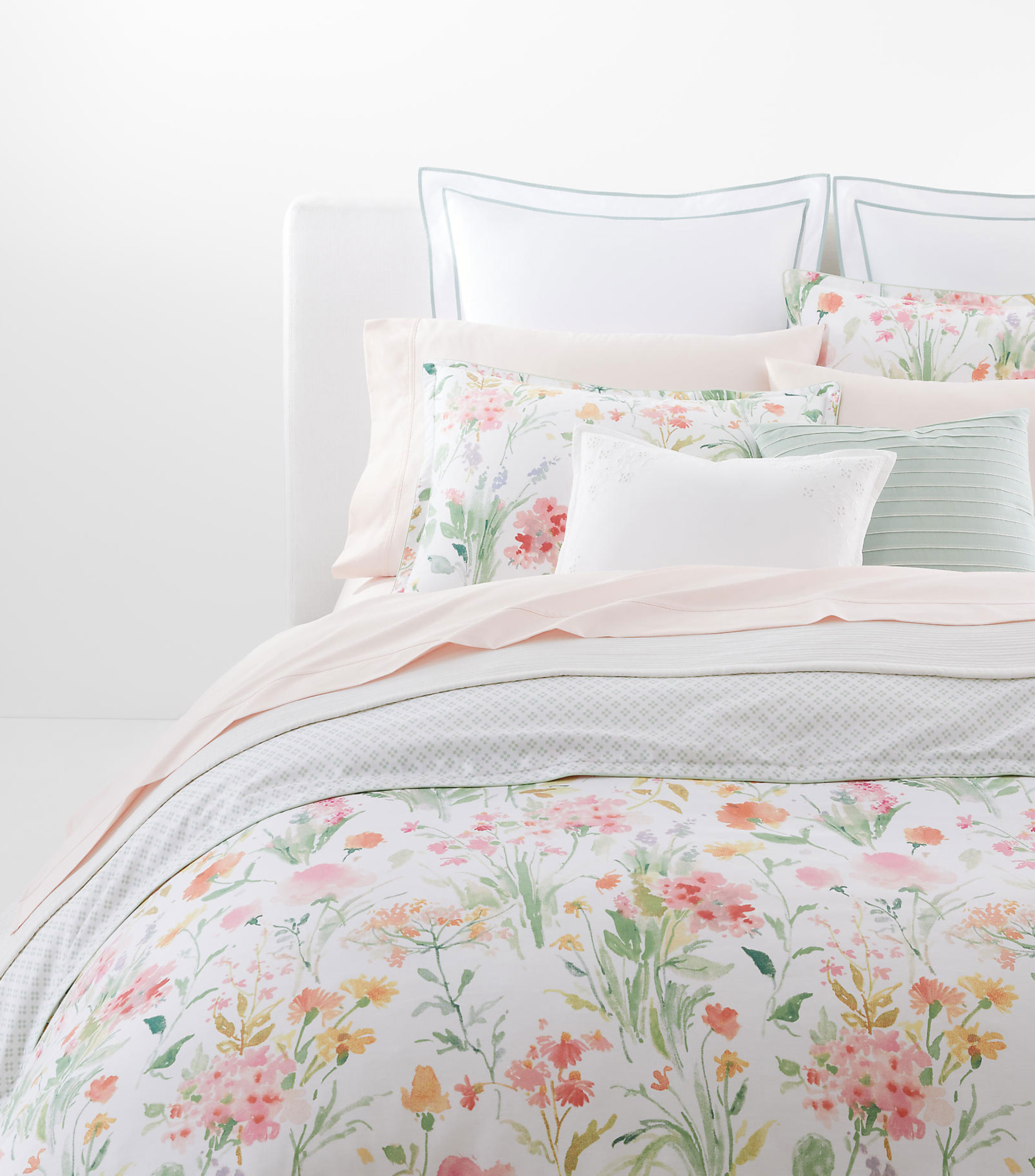 Lauren Ralph Lauren: Juego de edredón con diseño floral Marguerite ...
