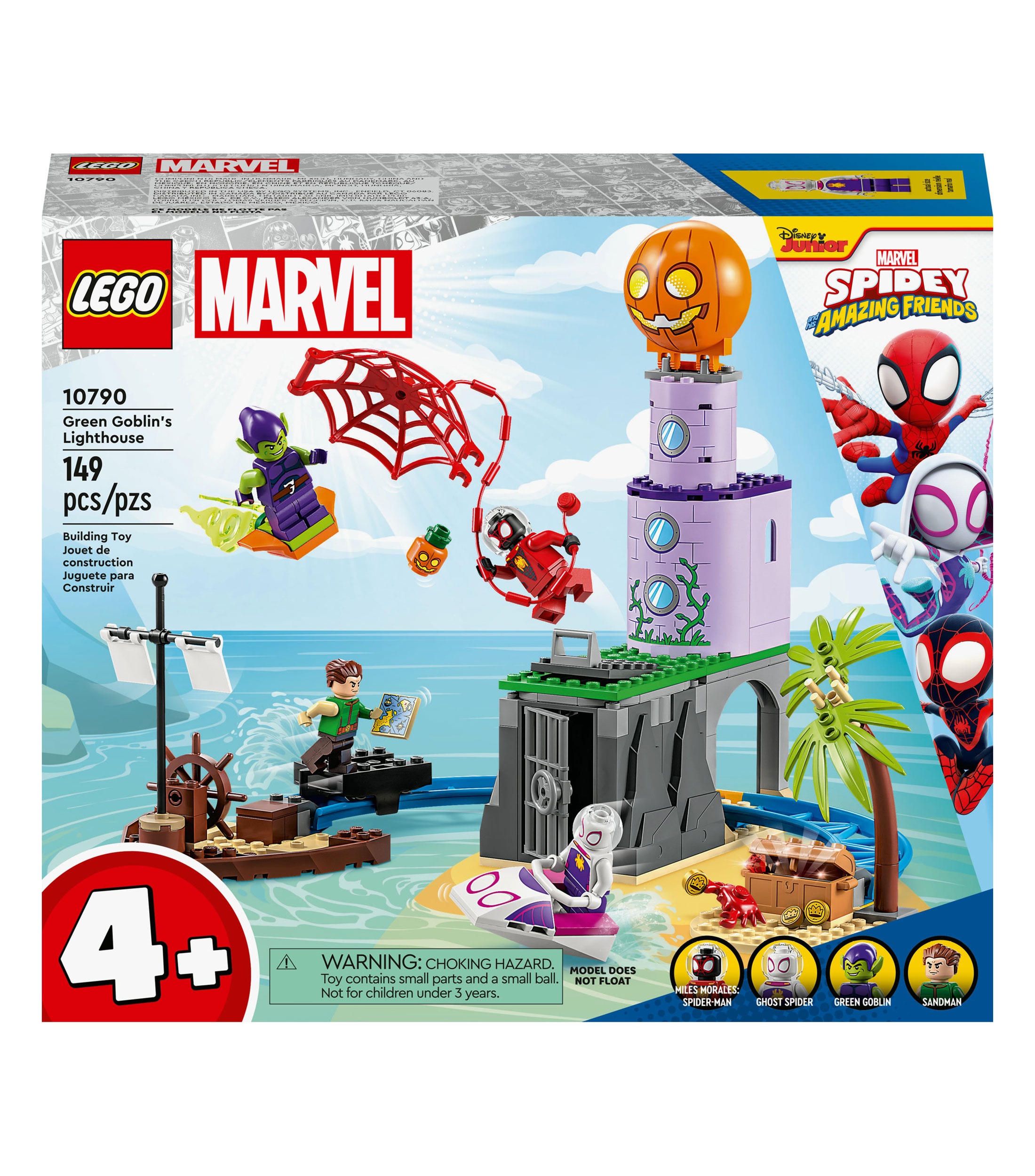 Lego Lego Spidey Equipo Spidey en el Faro del Duende Verde - El Palacio ...