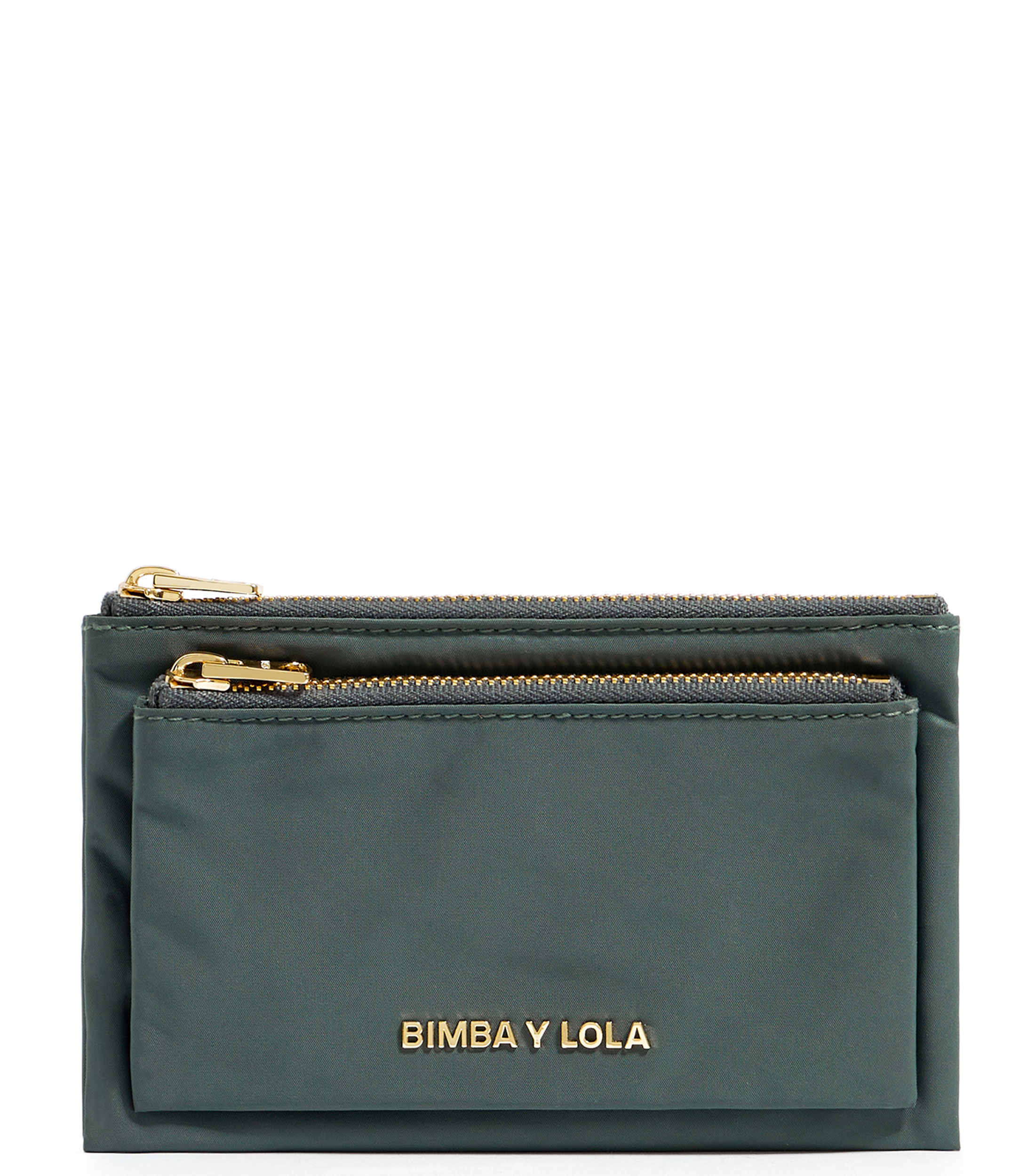 Bimba y Lola: Cartera doble gris verdoso Mujer | El Palacio de Hierro