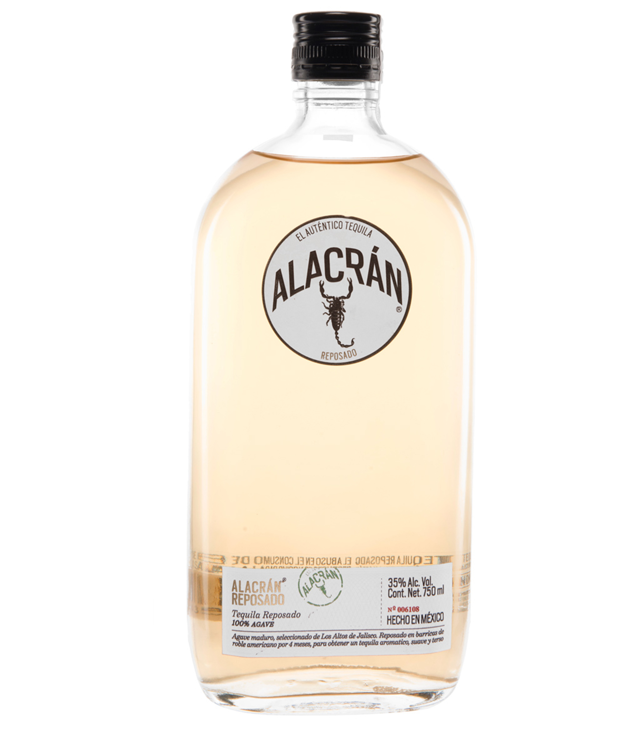 Alacrán Tequila Reposado, 750 ml - El Palacio de Hierro