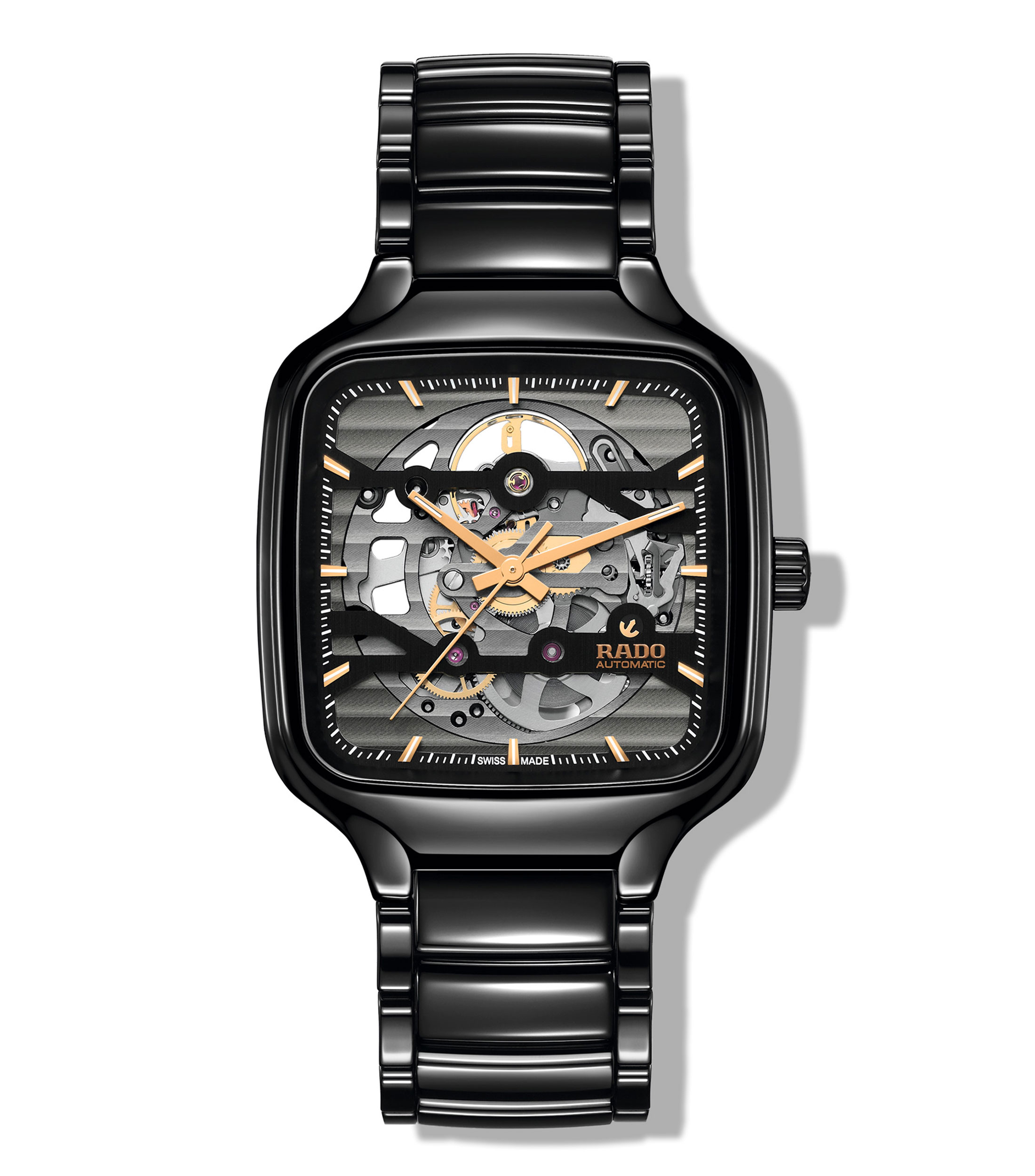 Rado Reloj para hombre True Square Skeleton De vestir Engranes - El ...