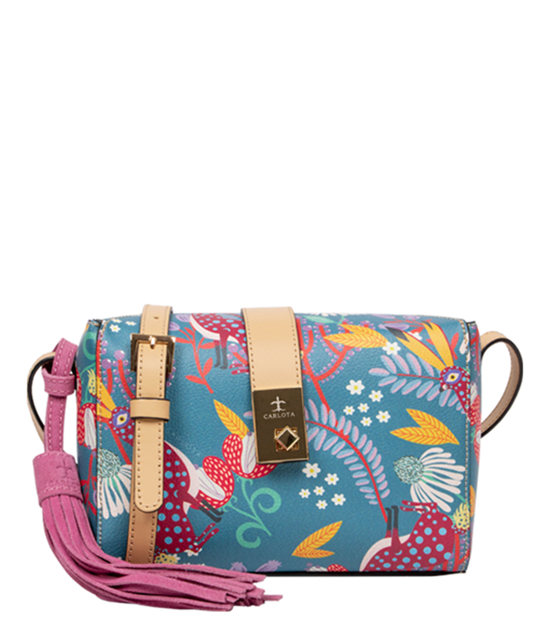 Carlota: Bolso Crossbody Multicolor en piel Alebrije Mujer | El Palacio de Hierro