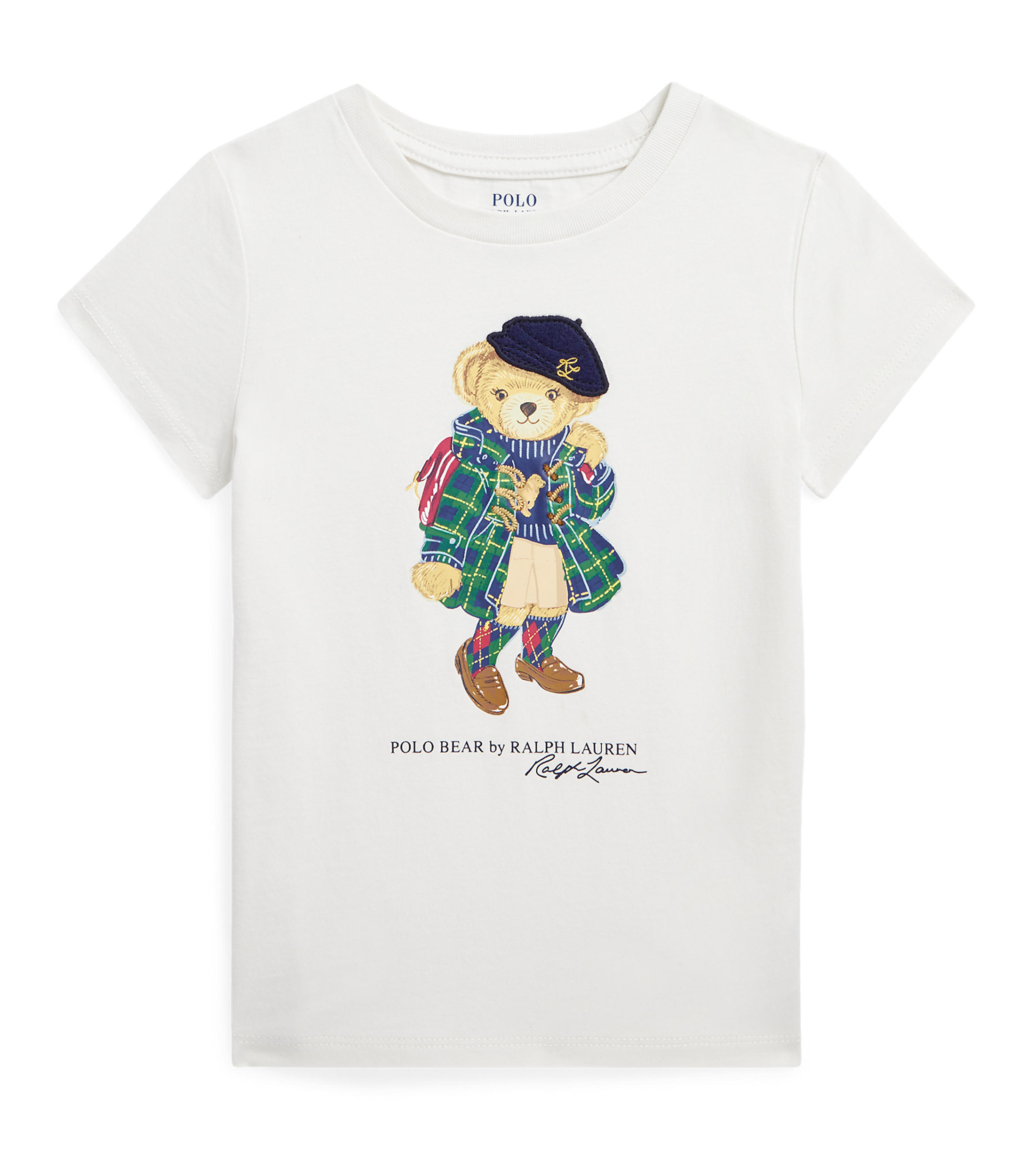 Polo Ralph Lauren: Playera de jersey de algodón con osito Polo Niña ...
