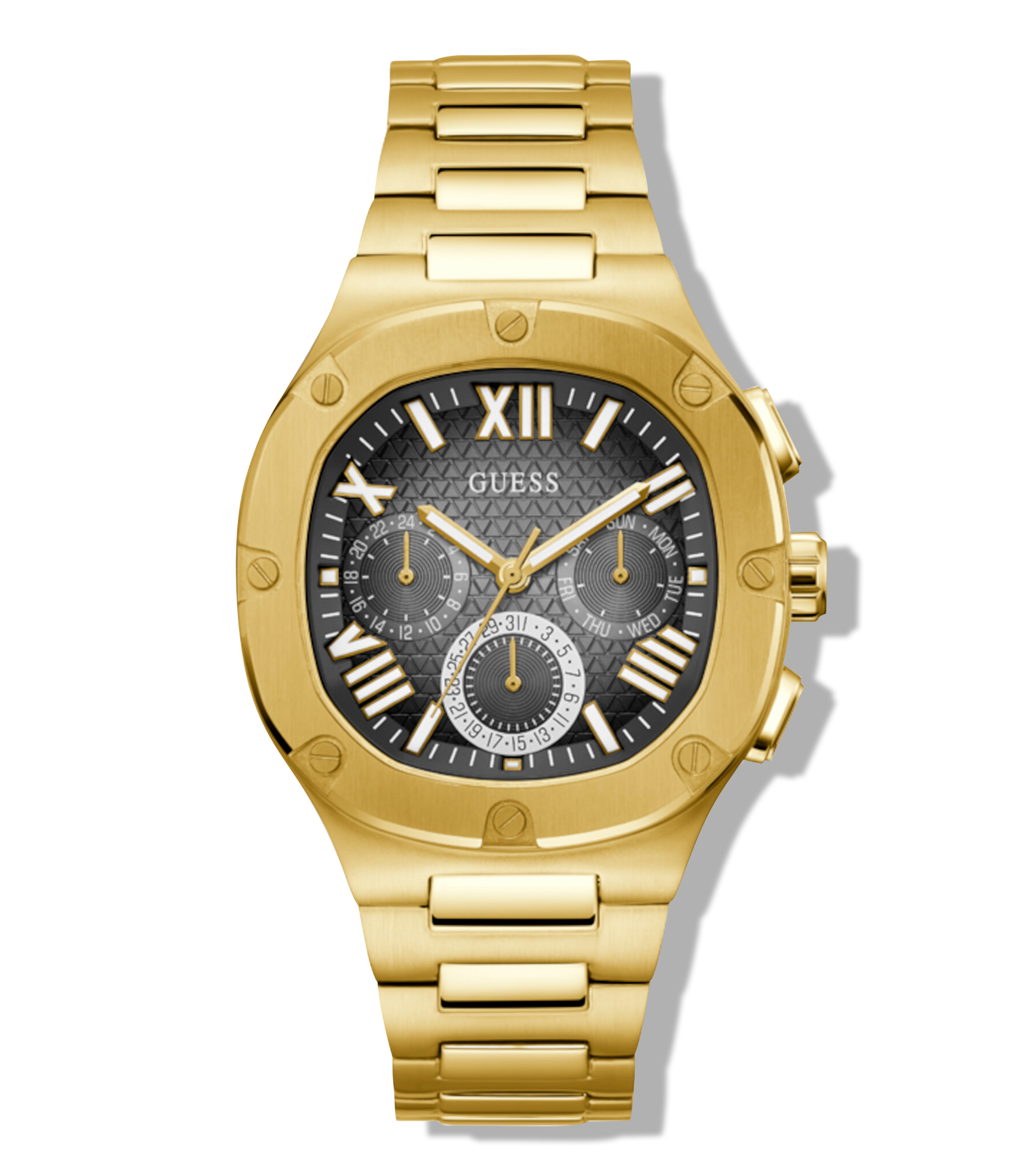 Guess Reloj para hombre Headline Casual, Dorado - El Palacio de Hierro