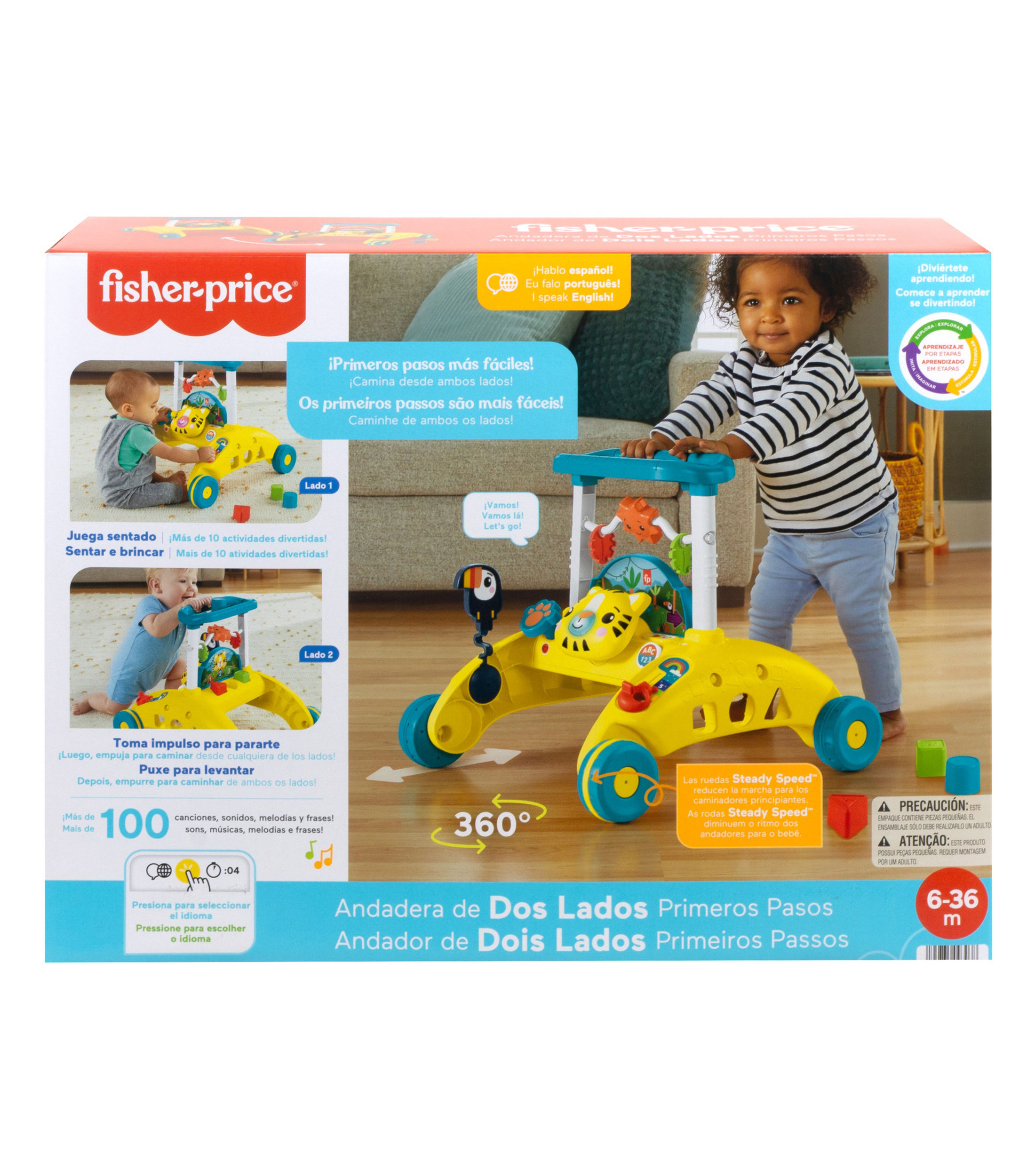 Fisher-Price Andadera de dos lados Primeros Pasos - El Palacio de Hierro