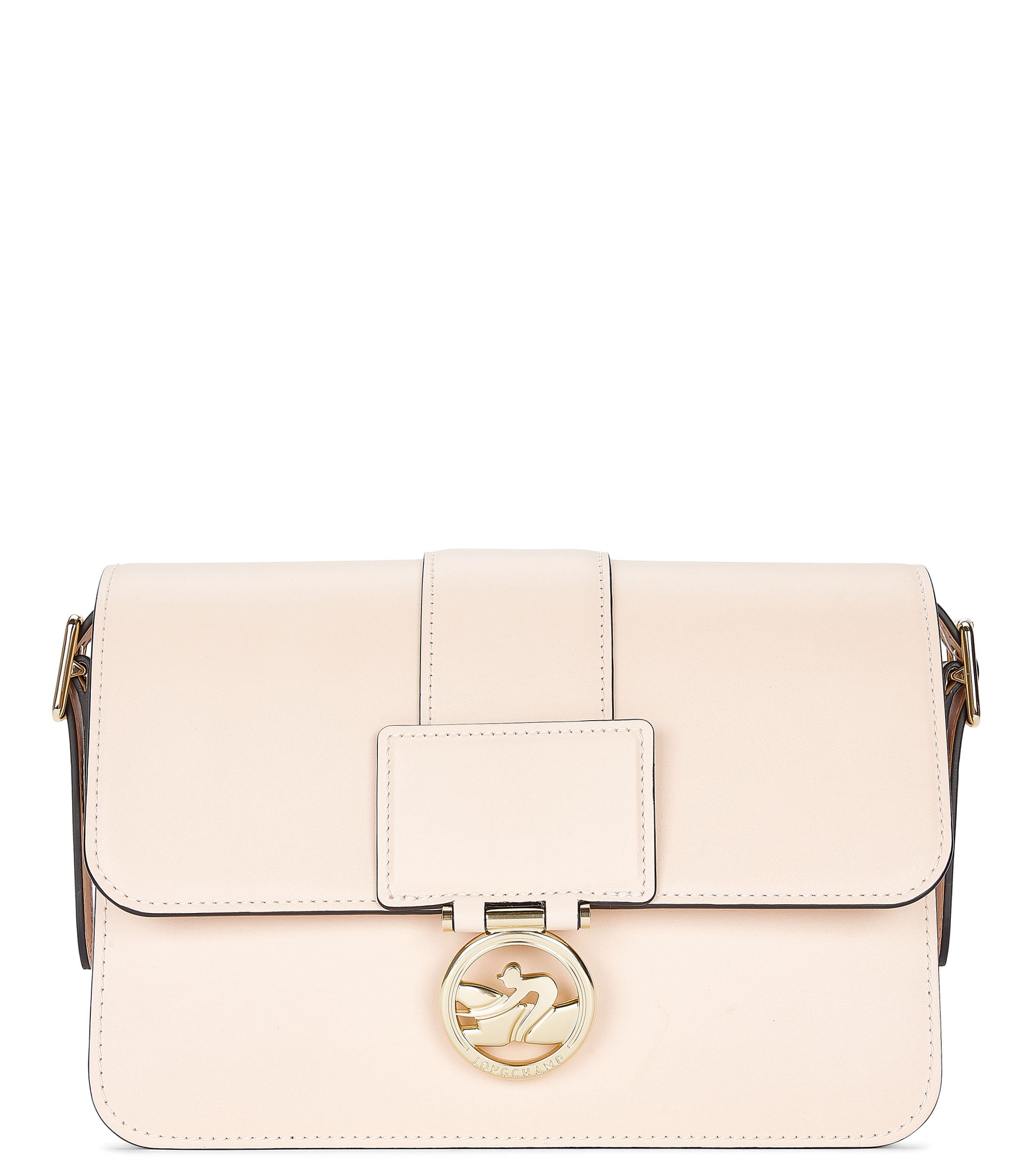 Longchamp: Bolso crossbody rosa claro en piel Box-Trot Mujer | El ...
