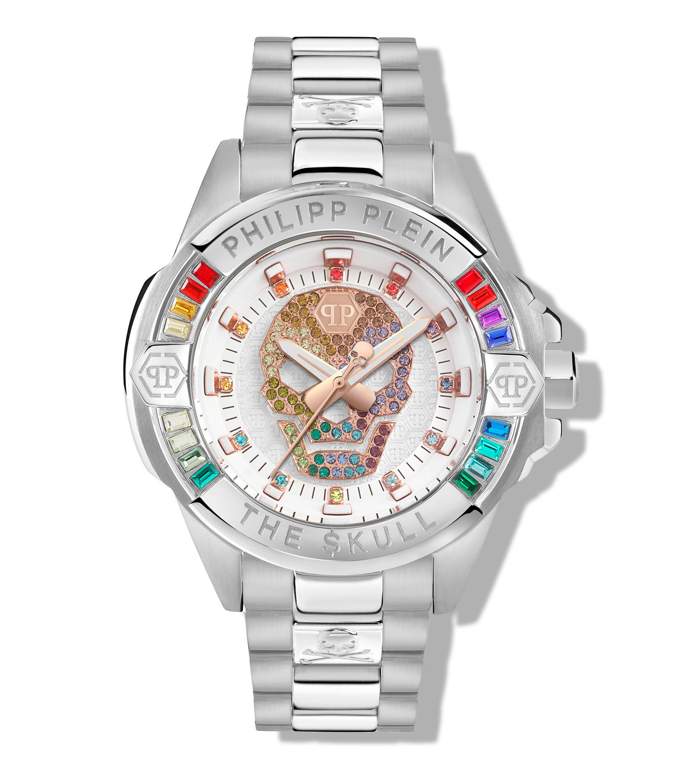 Philipp Plein Reloj Unisex The Skull 41 mm Casual, Plata - El Palacio ...