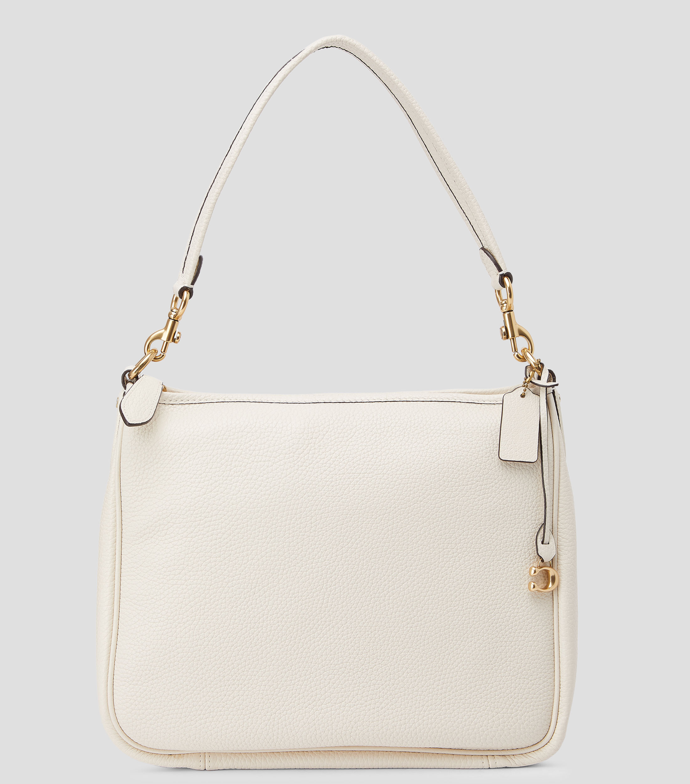 COACH: Bolso Shoulder blanco en piel Cary granulado Mujer | El Palacio ...