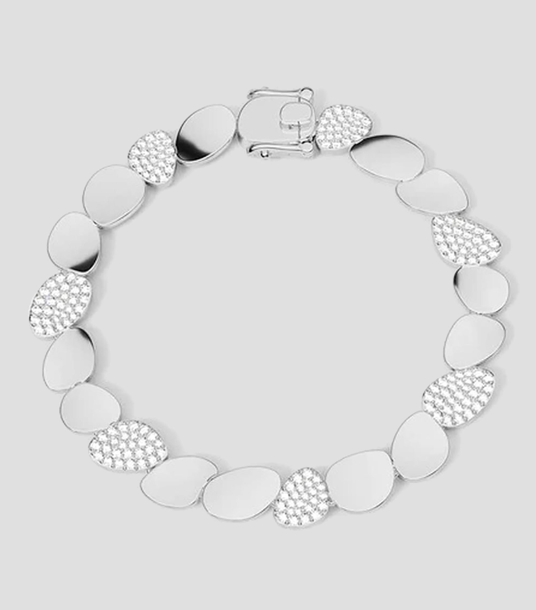 APM Monaco Brazalete en plata Galet Mujer |El Palacio de Hierro