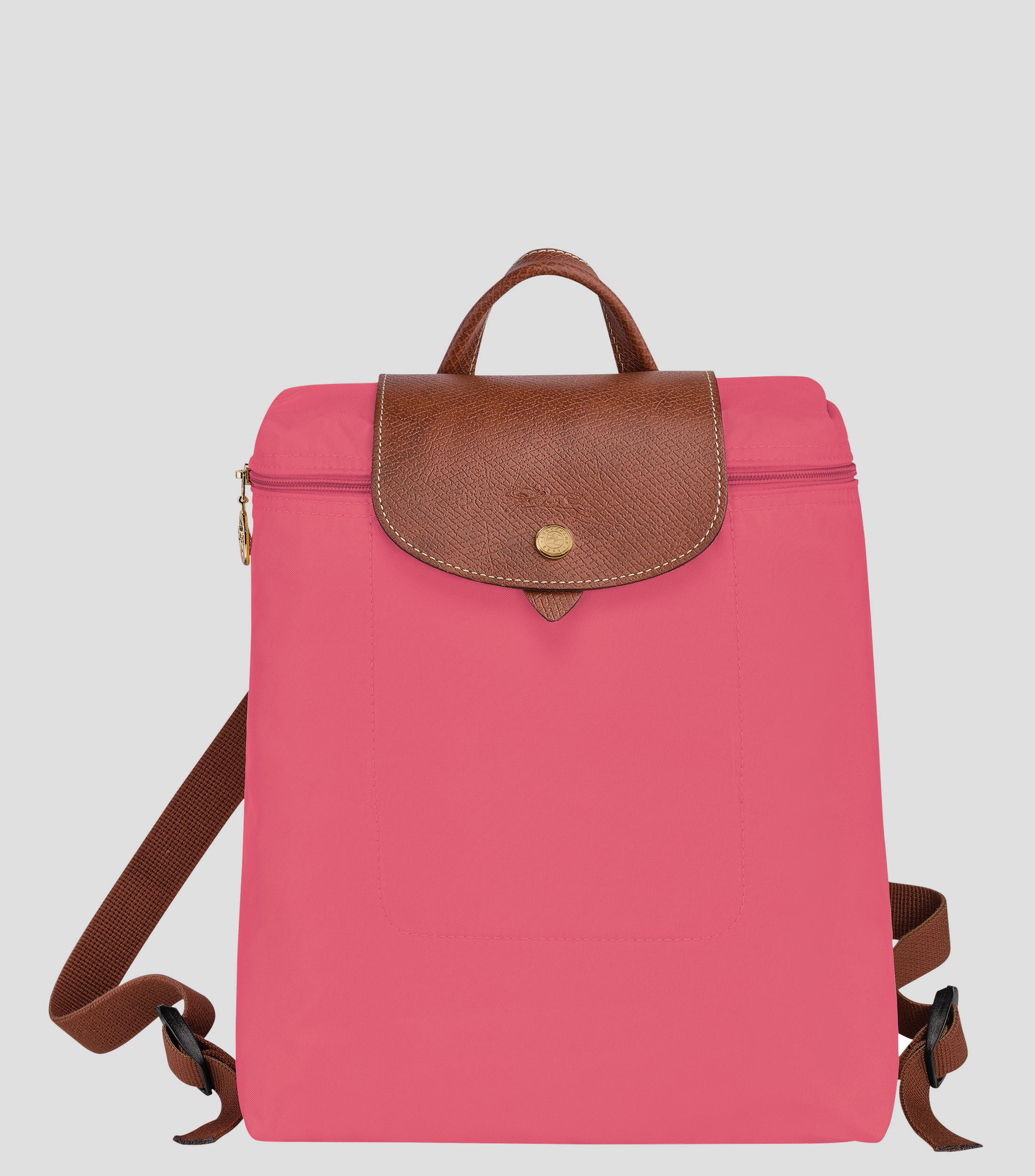Longchamp: Bolso Backpack Le Pliage Original rosa liso Mujer | El ...