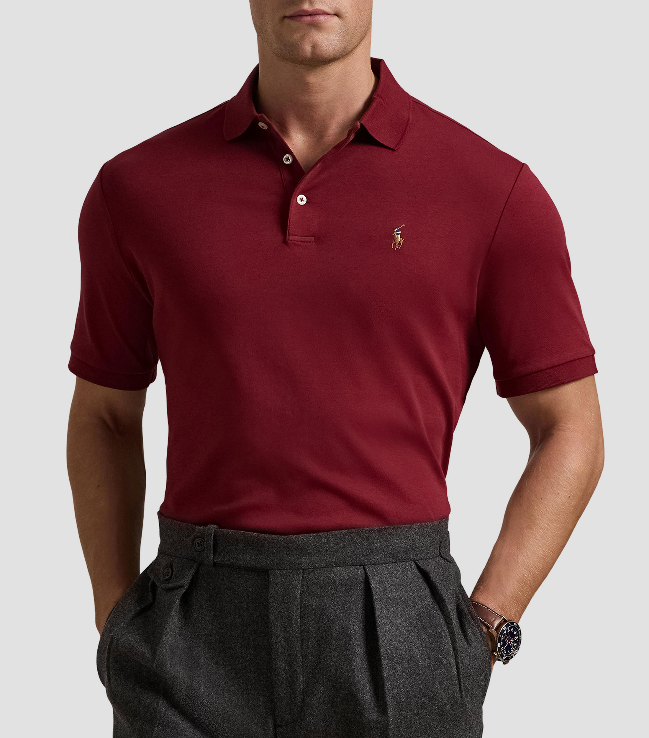 Polo Ralph Lauren: Playera tipo polo de maga corta con logo Hombre | El ...