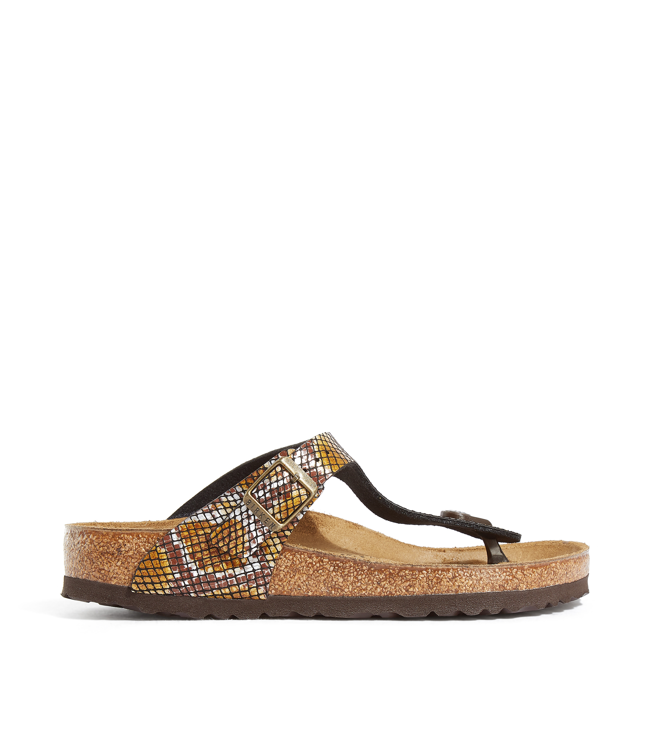 Birkenstock Sandalias Planas Gizeh Python Mujer - El Palacio de Hierro