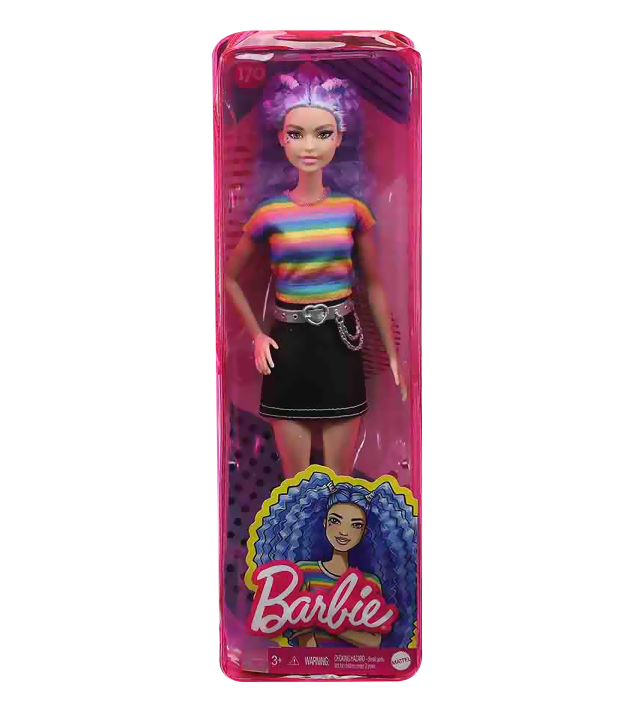 Barbie Fashionista Cabello Azul Ondulado - El Palacio de Hierro