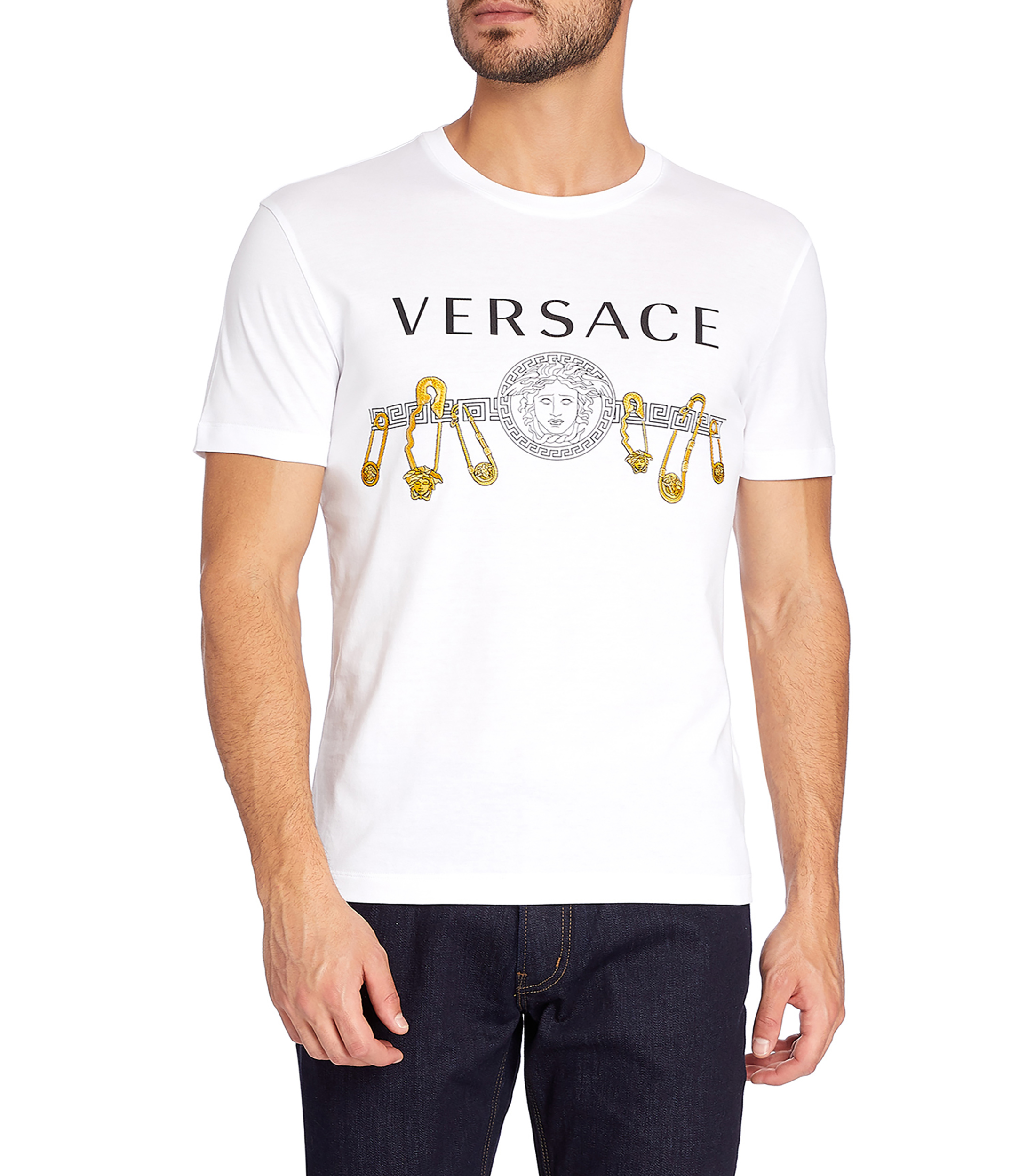 Versace Playera con logotipo de la marca Hombre - El Palacio de Hierro