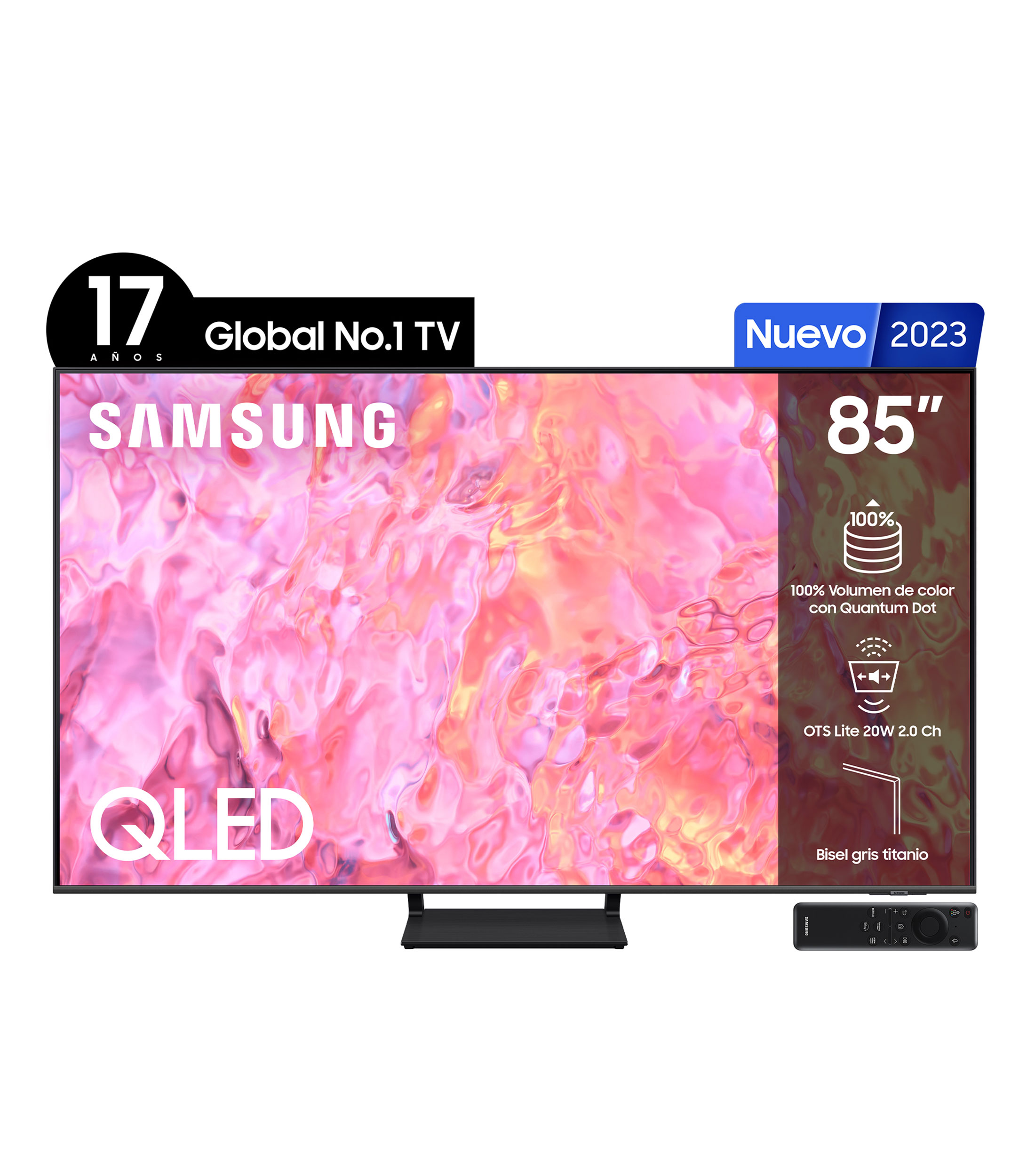 Samsung: Pantalla 85 pulgadas plana QLED 4K QN85Q65CAFXZX | El Palacio ...