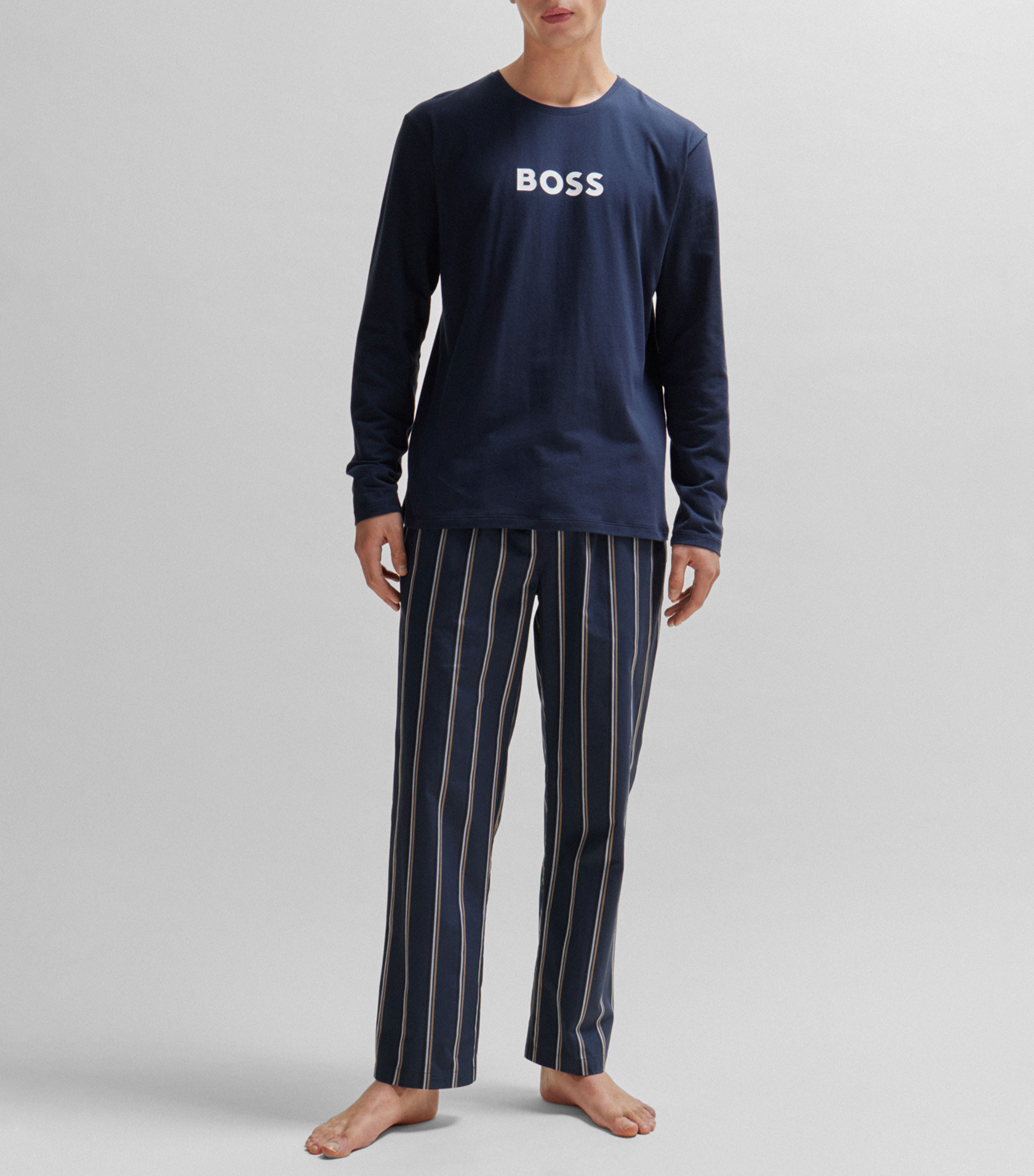 Boss Pijama regular fit con logos a contraste Hombre - El Palacio de Hierro