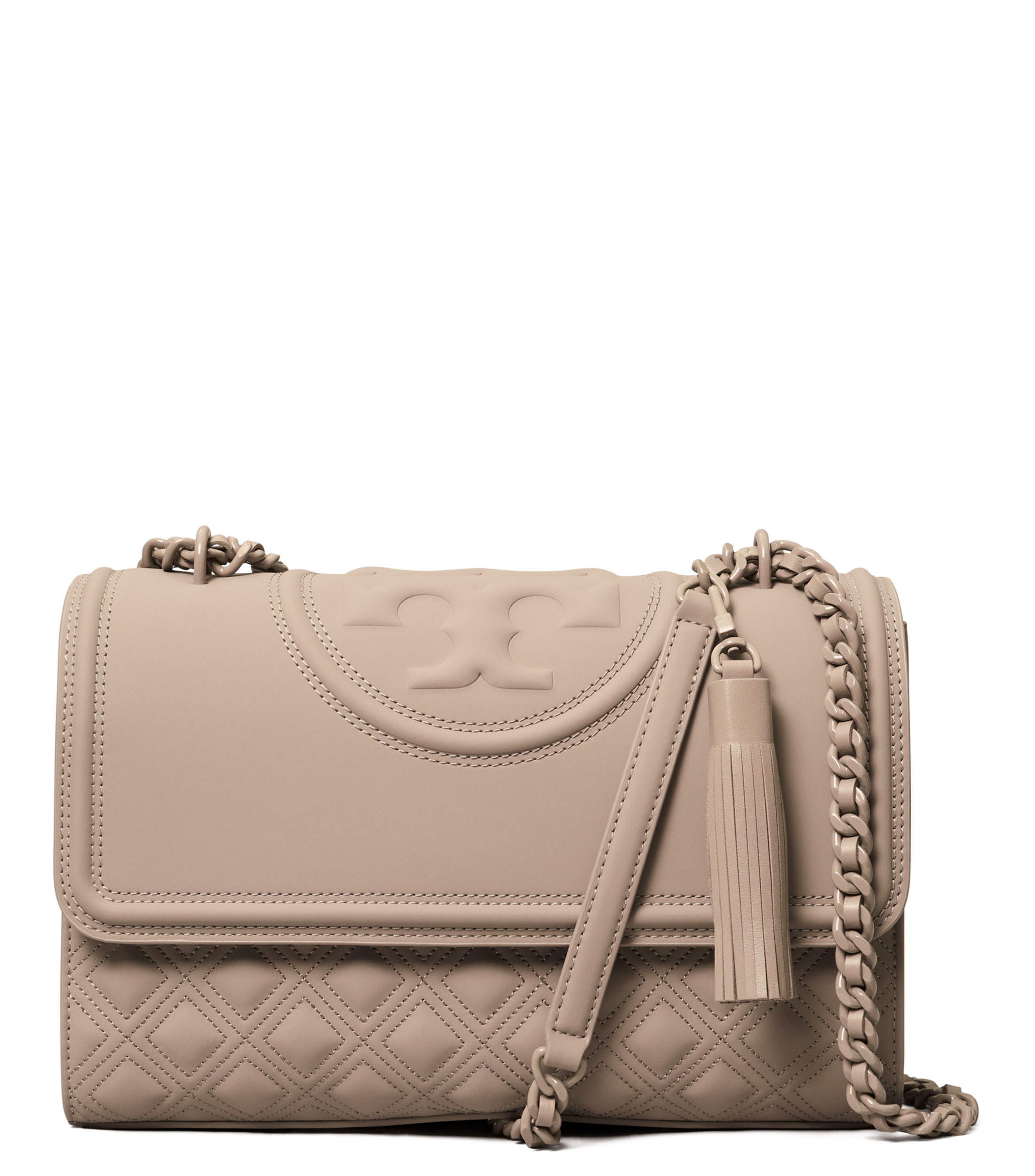 Tory Burch Bolsa Fleming Matte Convertible Shoulder - El Palacio de Hierro