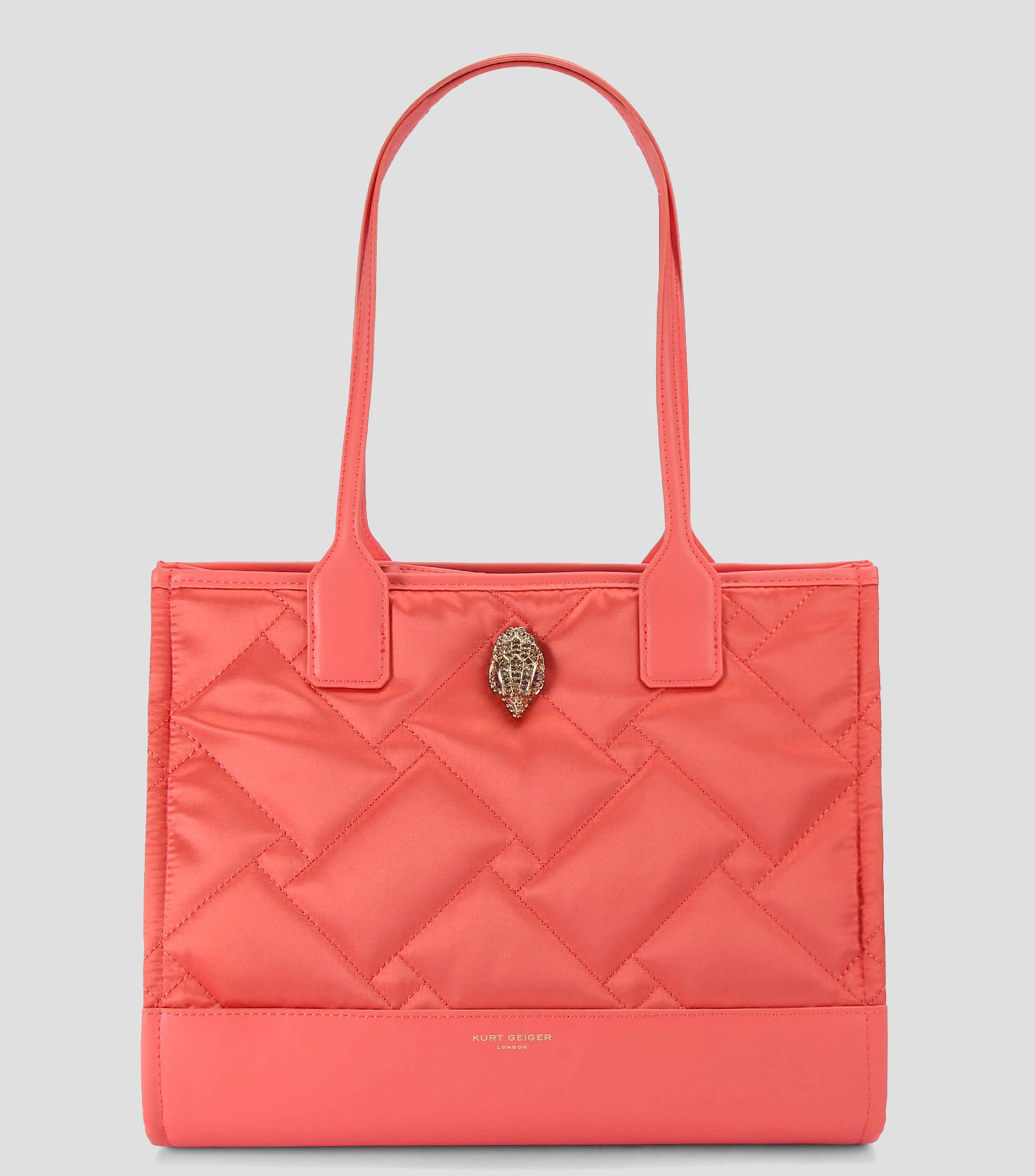 Kurt Geiger Bolsa tote Recycled SQ capitonada Mujer |El Palacio de Hierro