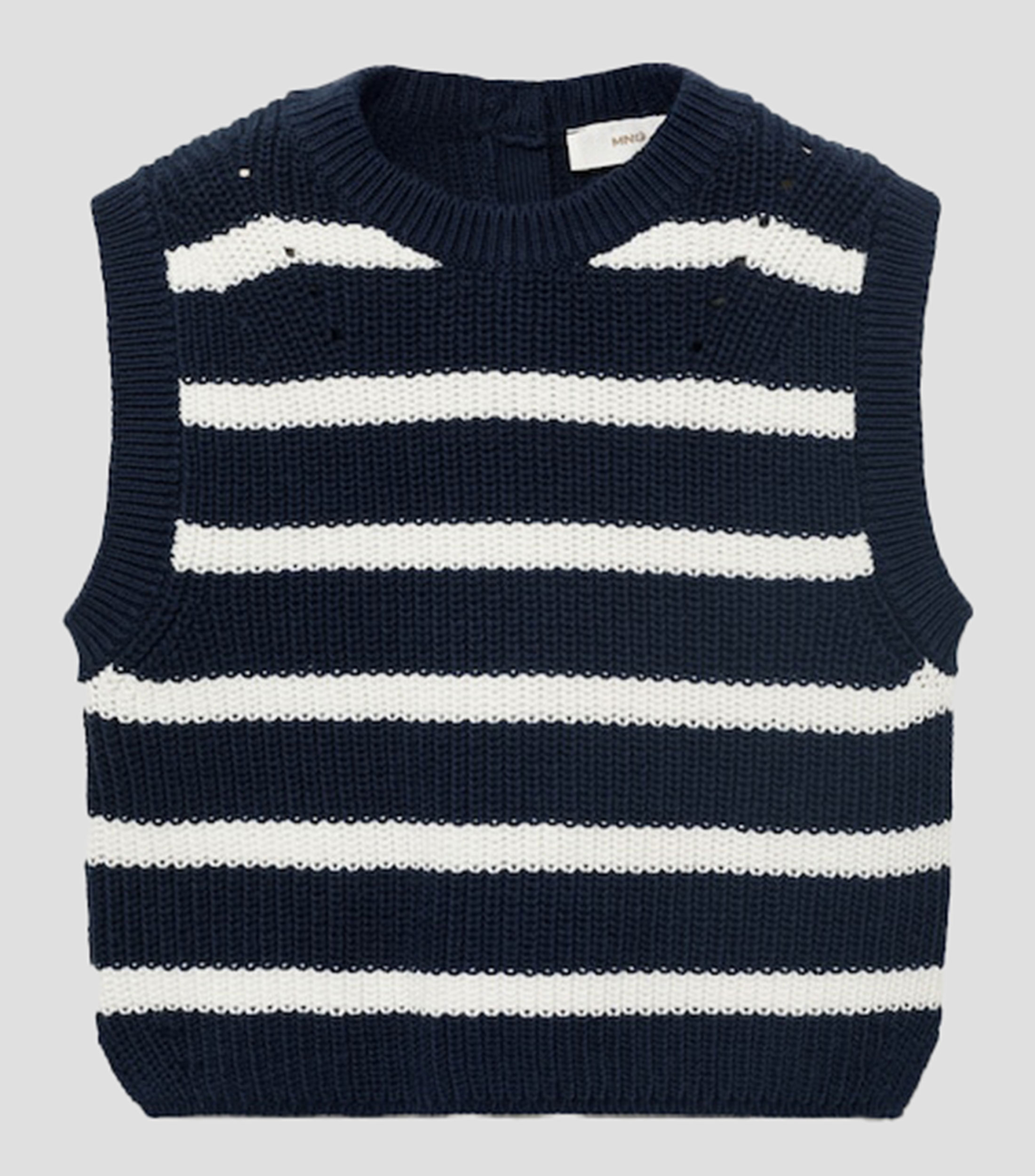 Mango Chaleco con rayas Niña |El Palacio de Hierro