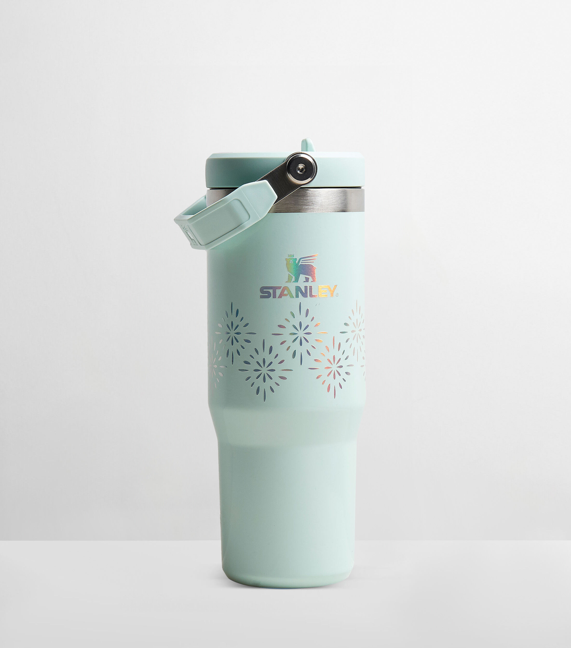 Stanley Termo Stanley IceFlow Flip Straw Tumbler Seaglass Gloss en Acero Inoxidable, 880 ml |El ...