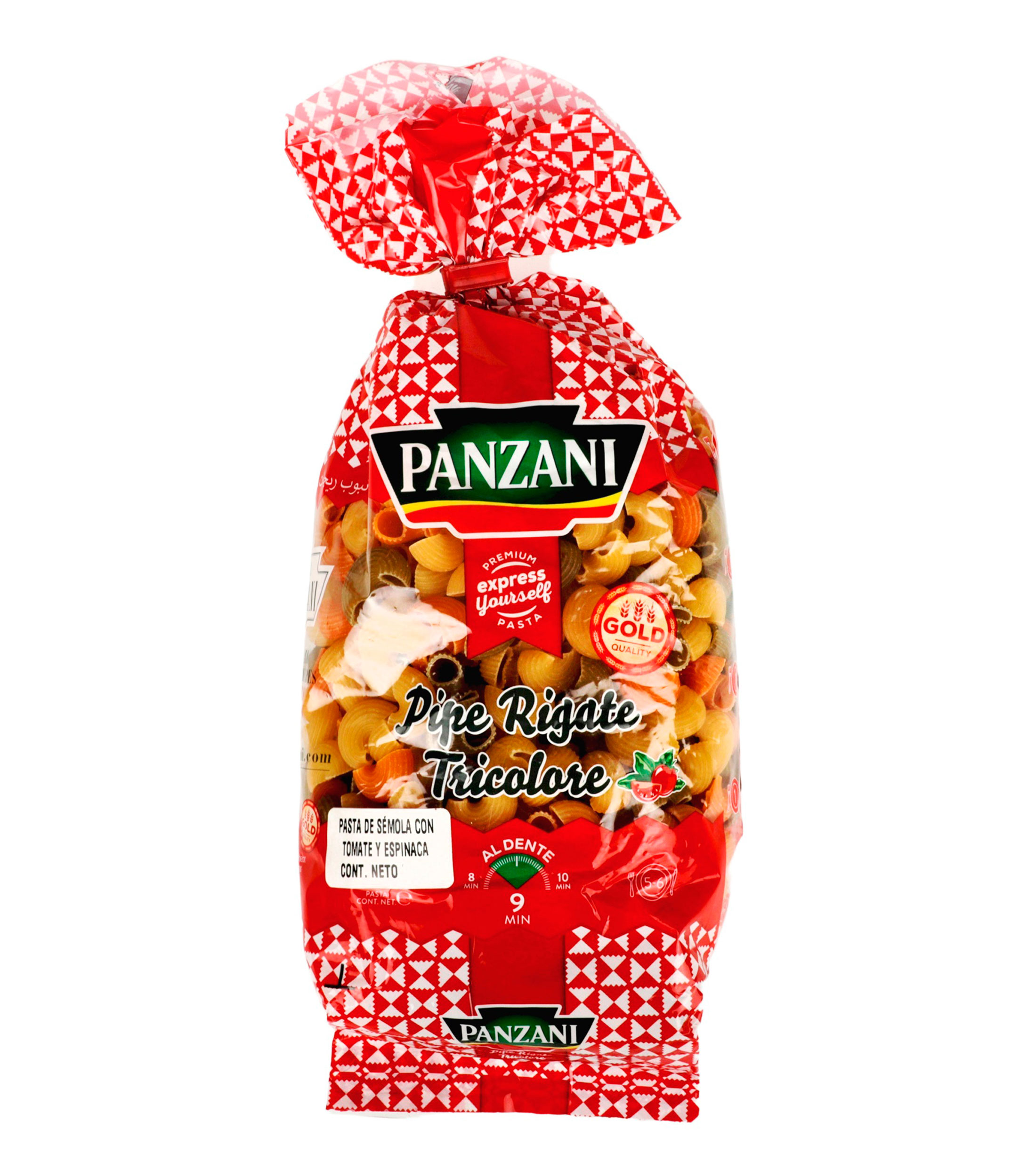 PANZANI_5404_Panzani Pasta Pipe Rigate, 500 g |El Palacio de Hierro