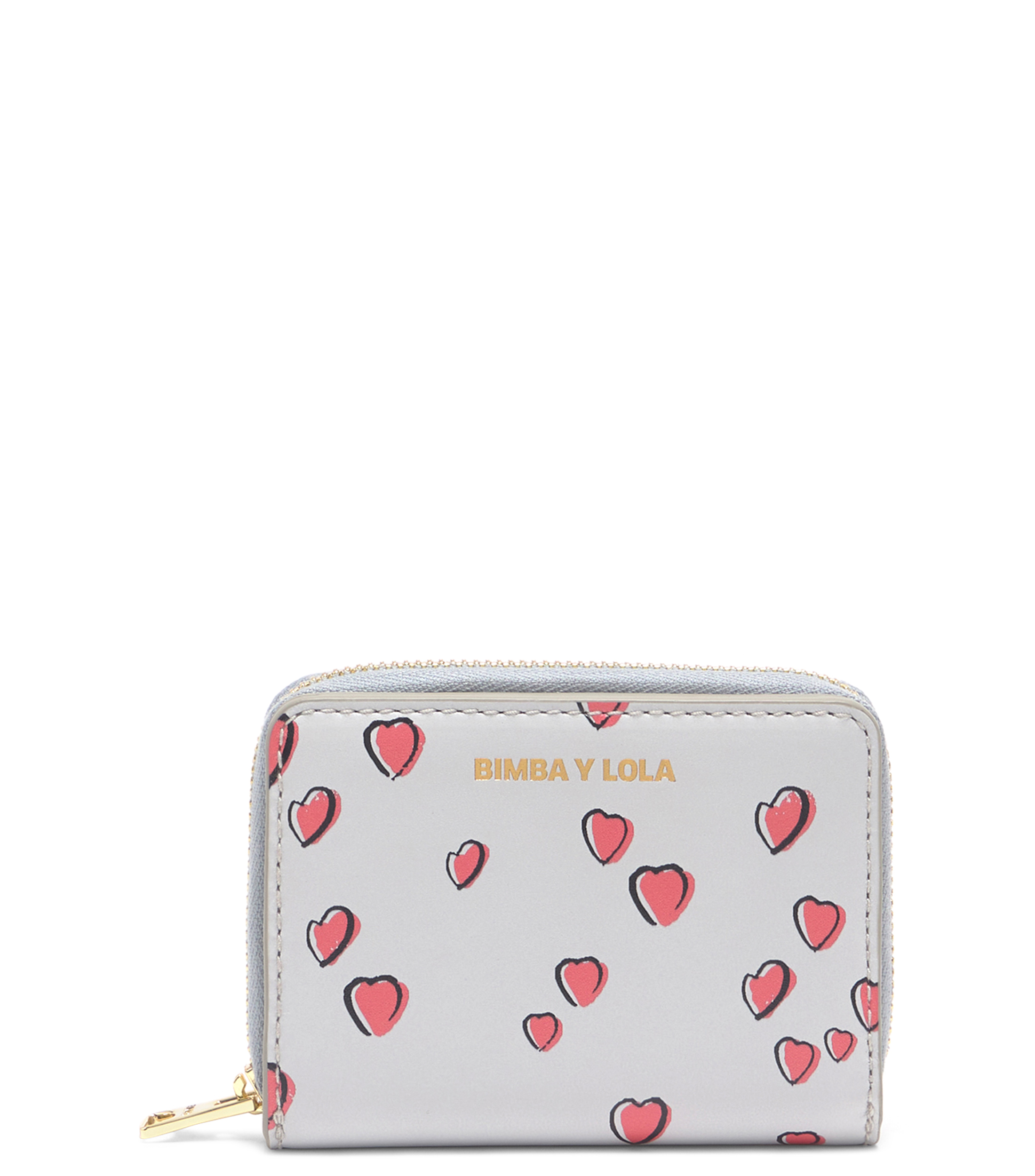 Bimba y Lola: Cartera gris en piel con corazones Mujer | El Palacio de ...