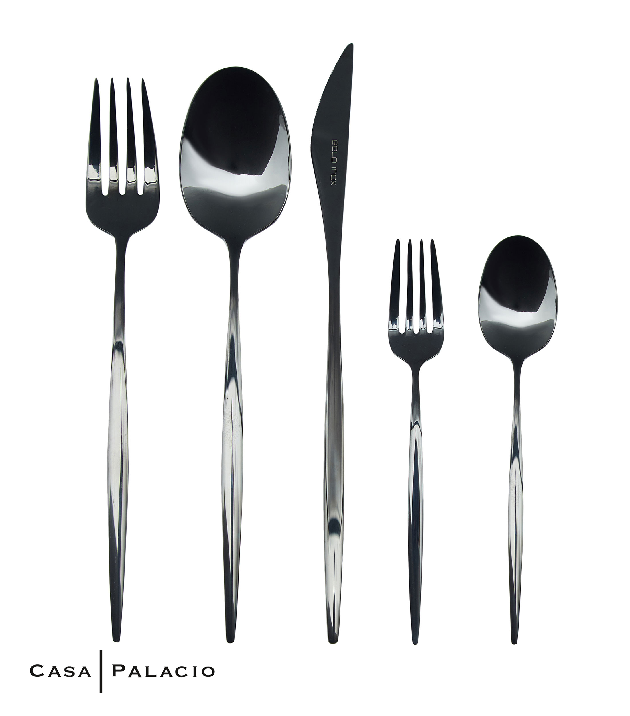 Belo Inox Set de Cubiertos 30 piezas Spirit Titanium en acero ...