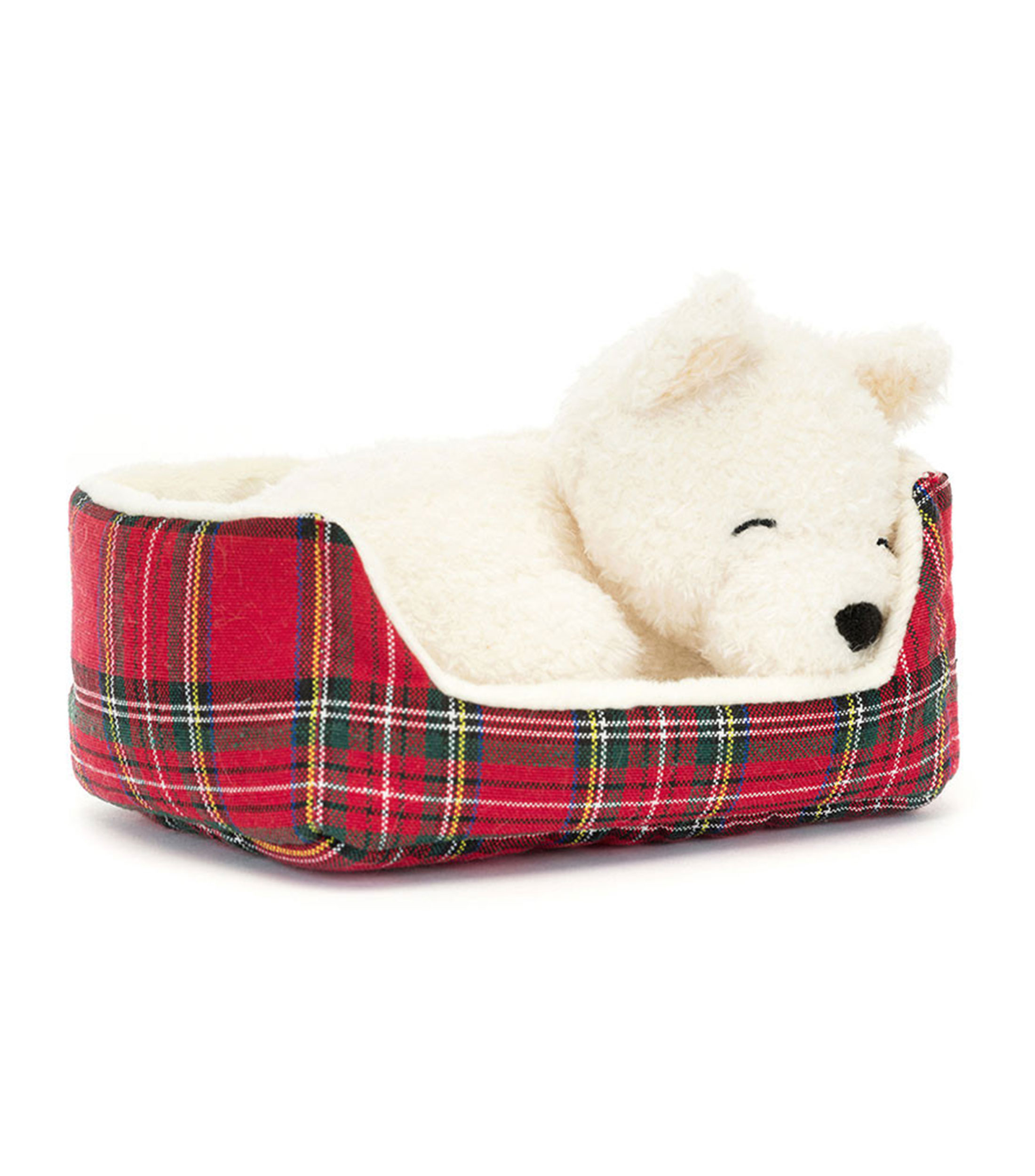 Jellycat: Perro con cama de Peluche Napping Nipper Westie | El Palacio ...