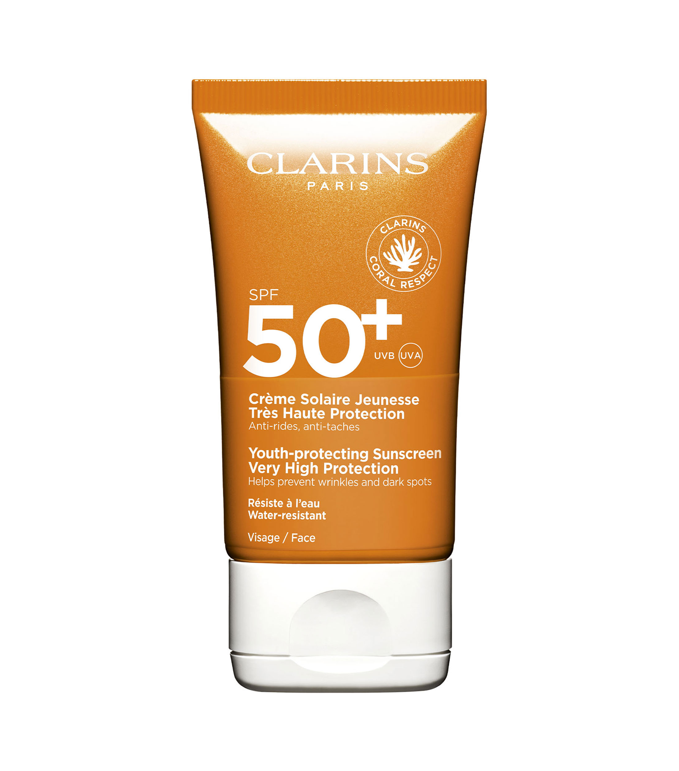 Clarins: Protector Solar Juvenil Muy Alta Protección SPF 50+, 50 ml ...