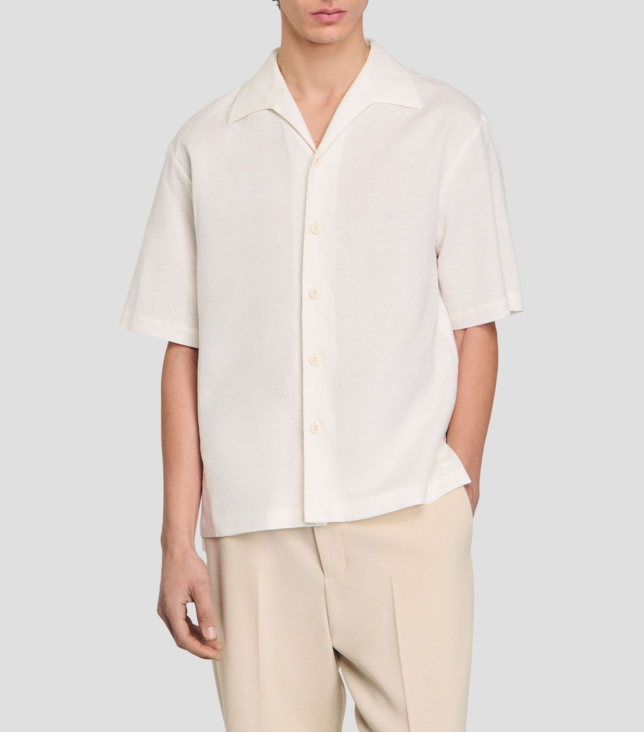 Sandro Camisa Manga Corta Hombre |El Palacio de Hierro