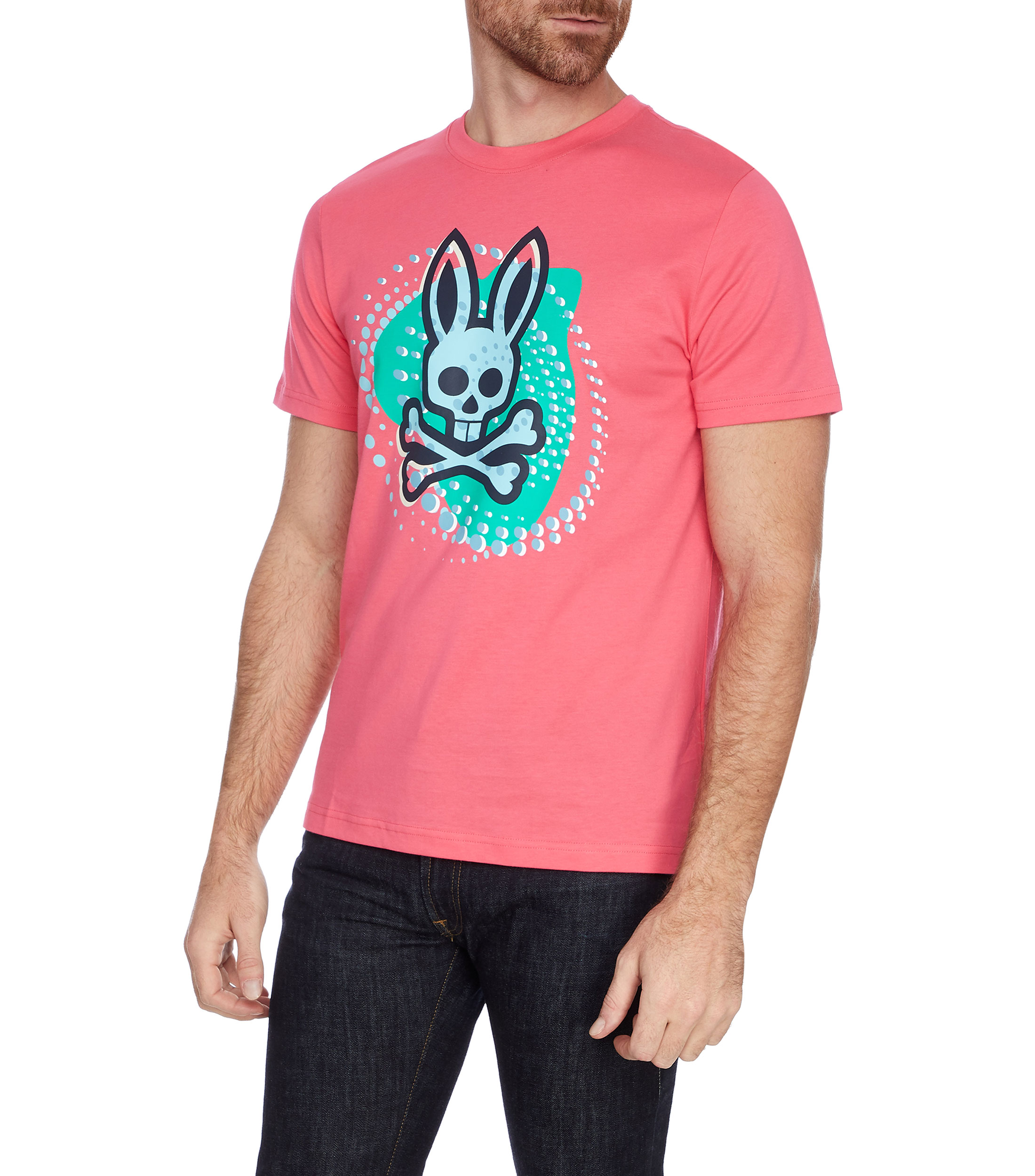 Psycho Bunny Playera con logotipo multicolor Hombre - El Palacio de Hierro