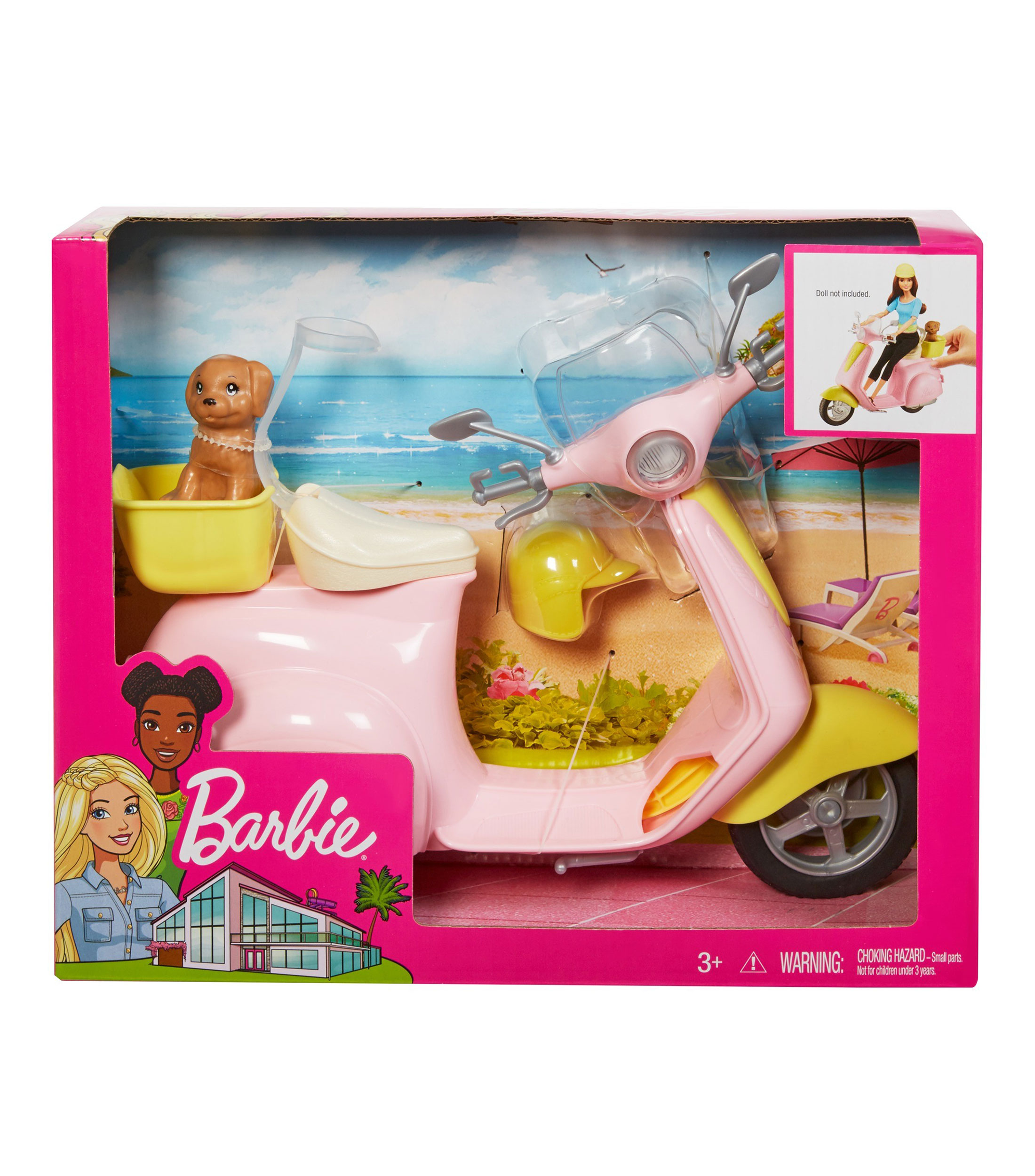 Barbie Barbie Estate Motoneta con mascota - El Palacio de Hierro