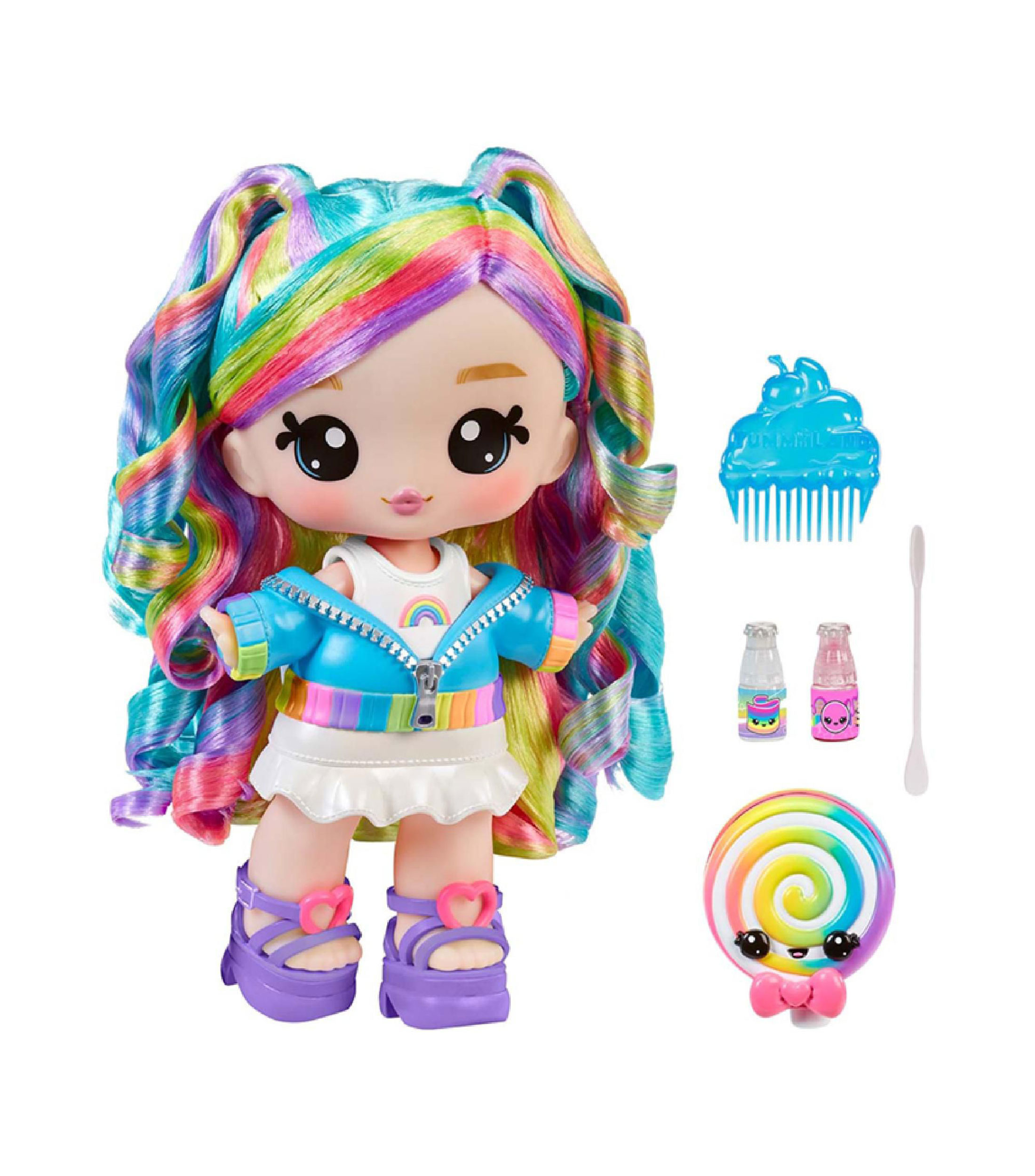 L.O.L. Surprise Muñeca, Yummiland Lipgloss Pet Skyler Rainbow Belt |El ...