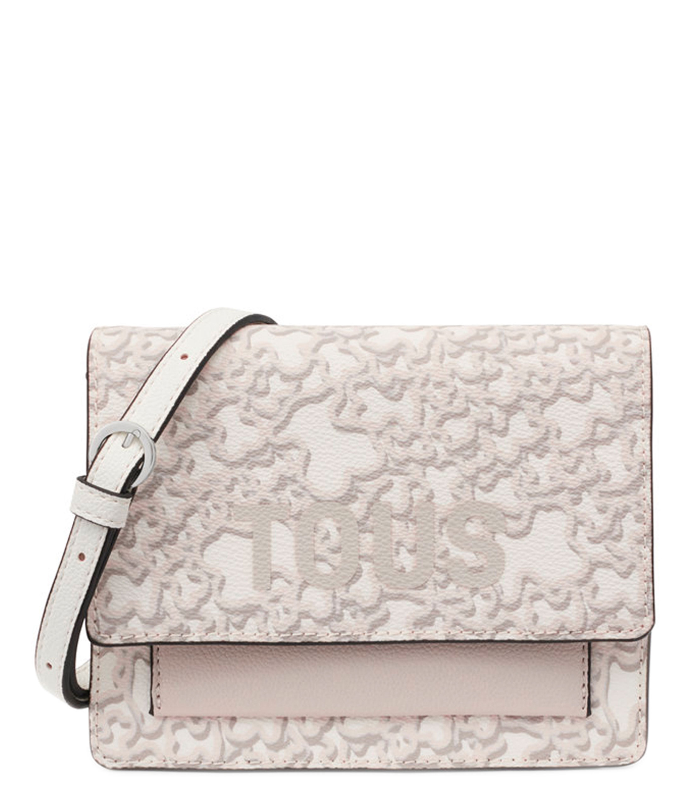 Tous: Bolso mini crossbody gris Audree Kaos Evolution estampado Mujer ...