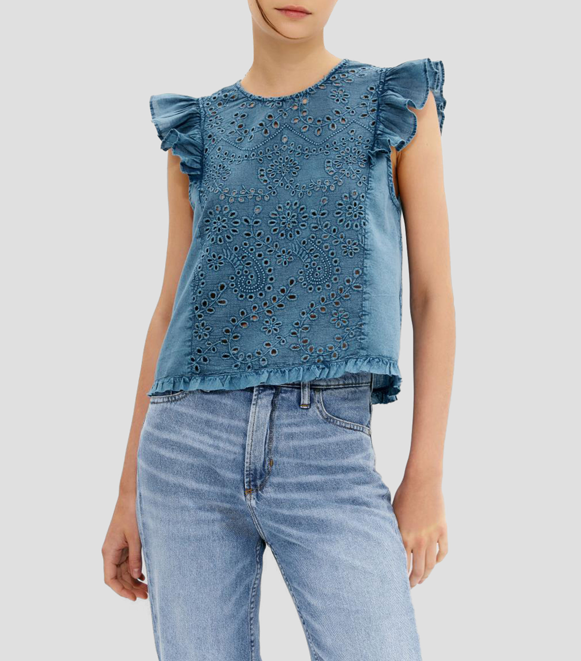 Rapsodia Blusa Sin Mangas Lily Mujer |El Palacio de Hierro