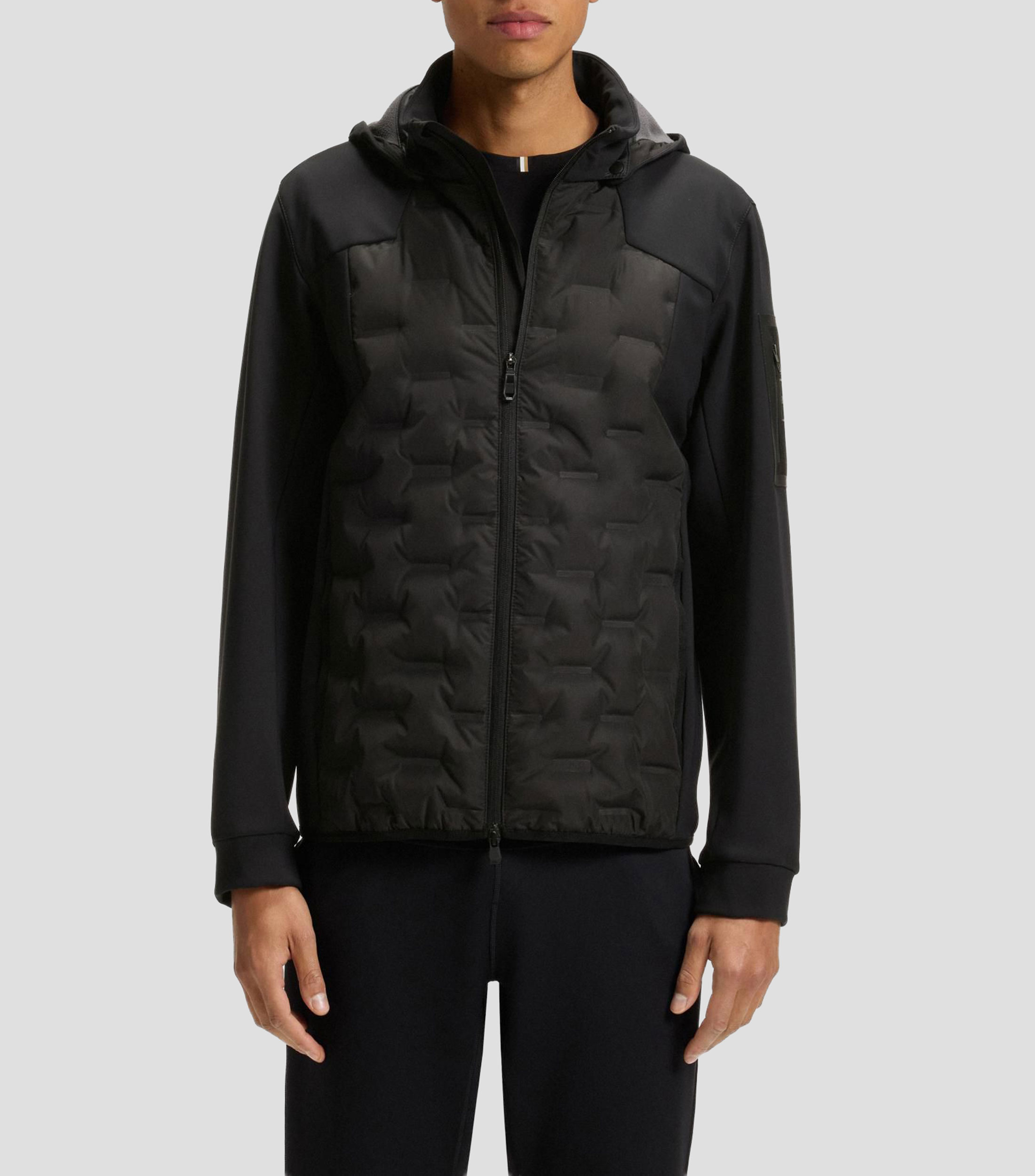 Hugo Boss Chamarra con relleno de plumón y estampado de logo soldado ...