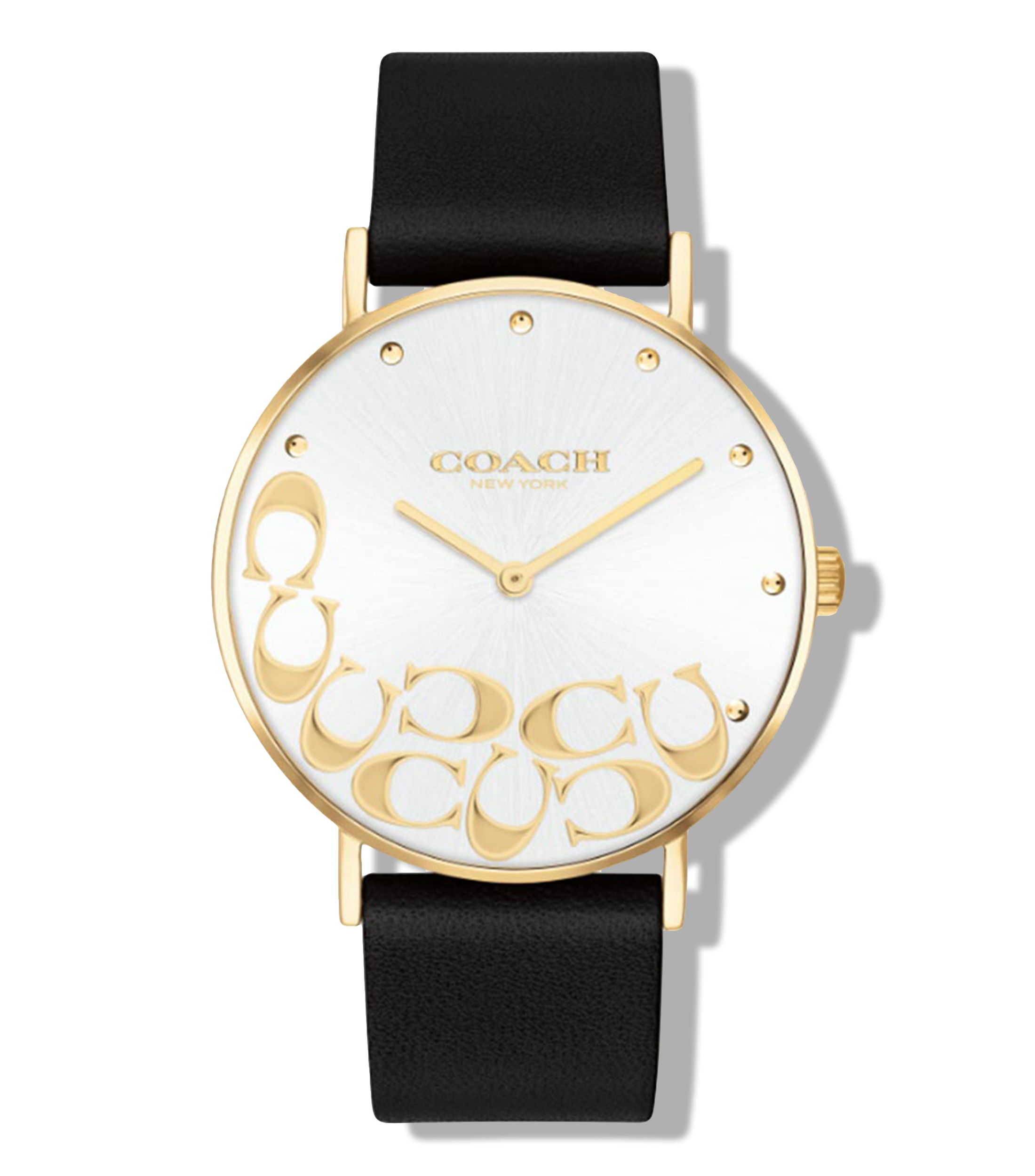 COACH Reloj Perry Piel Negra Mujer - El Palacio de Hierro