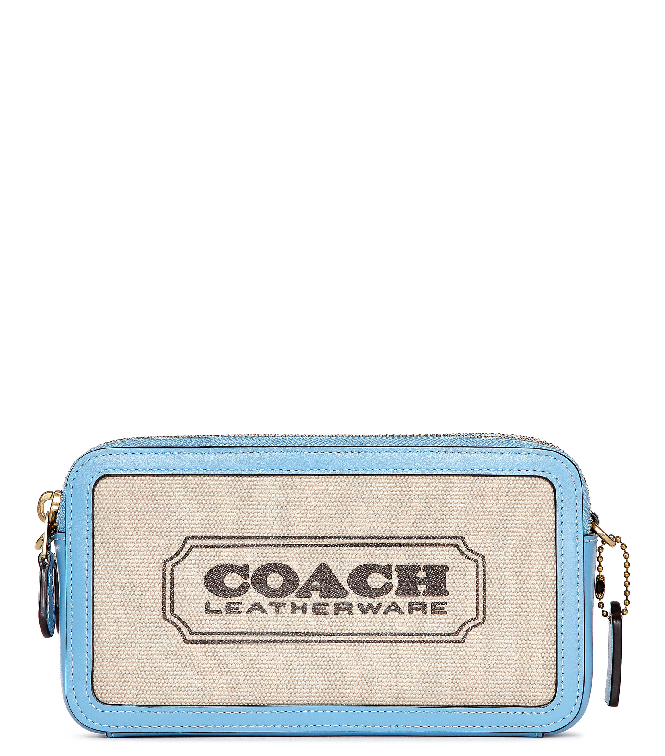 COACH: Bolso crossbody beige con azul Kira Mujer | El Palacio de Hierro