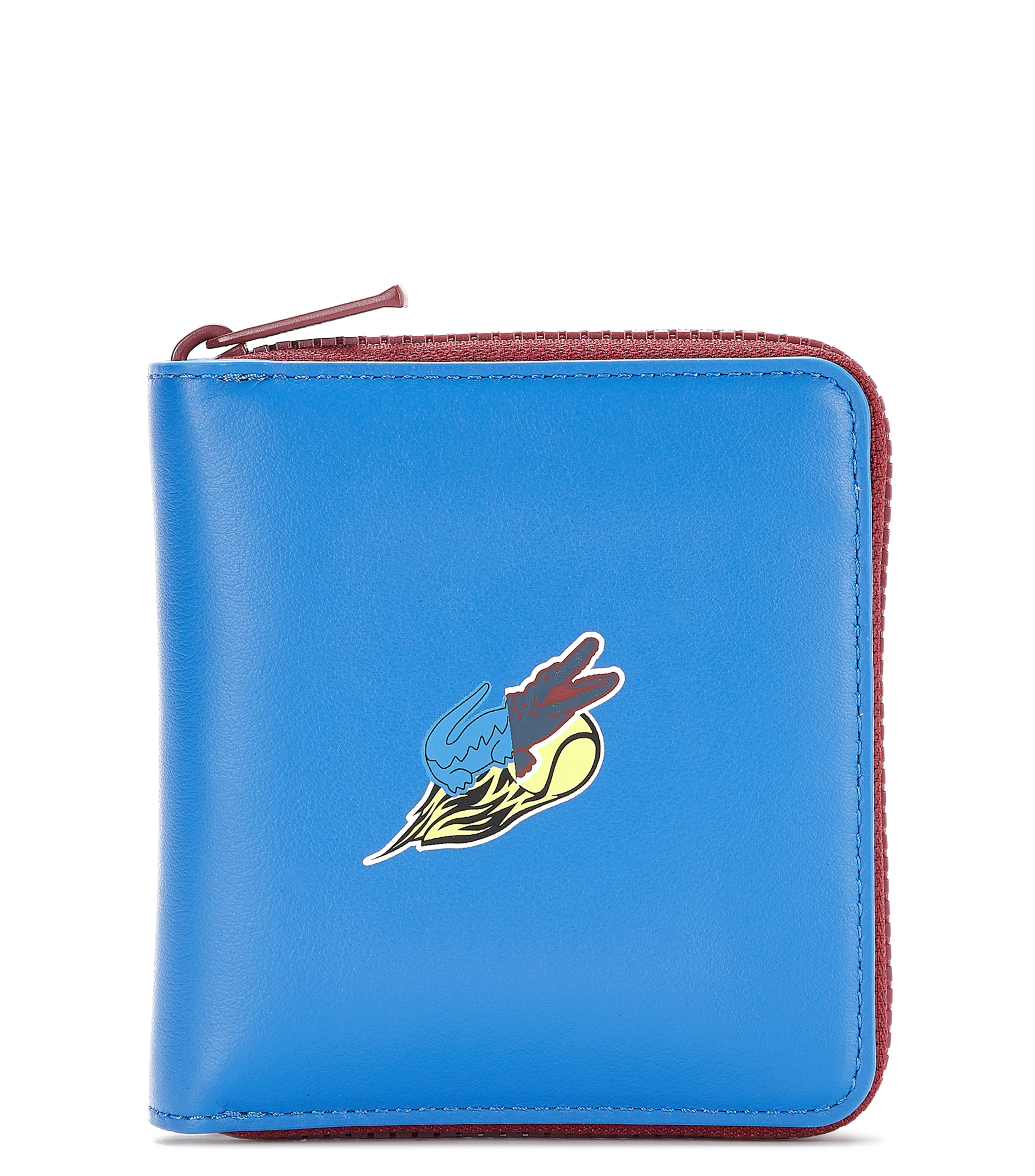 Lacoste: Cartera bifold azul en piel Holiday Hombre | El Palacio de Hierro