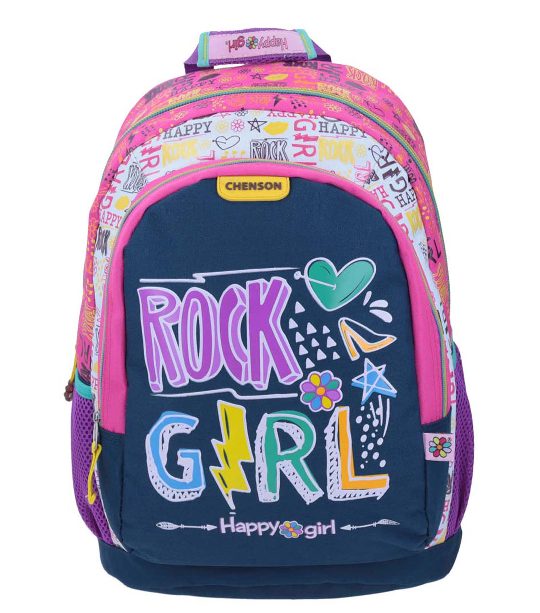 Chenson Mochila Escolar Grande Cecil Happy Girl Niña - El Palacio de Hierro