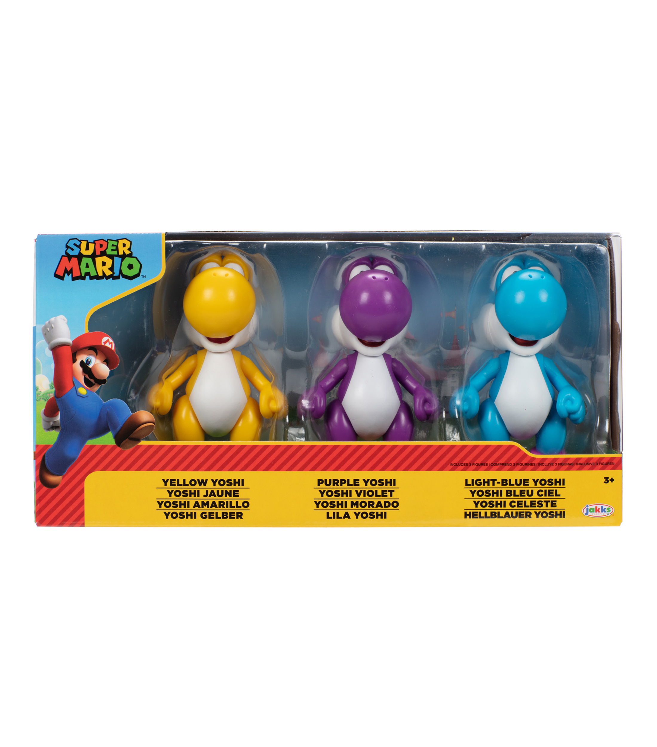 Nintendo Set 3 figuras de Yoshi Colores - El Palacio de Hierro