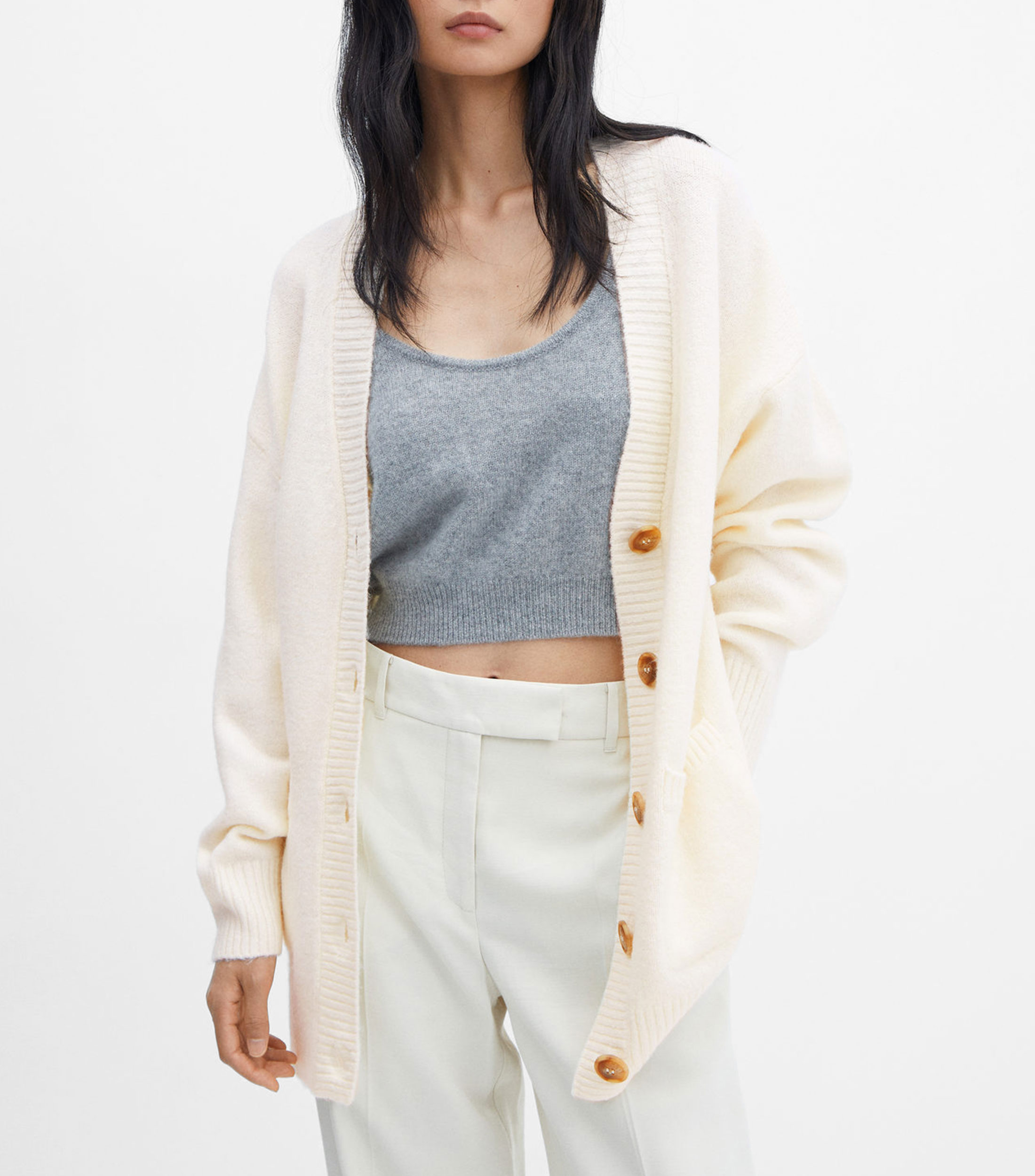 Mango: Cárdigan Largo Mujer | El Palacio de Hierro
